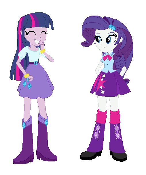 #2994539 - safe, artist:marrabo, rarity, twilight sparkle, human ...