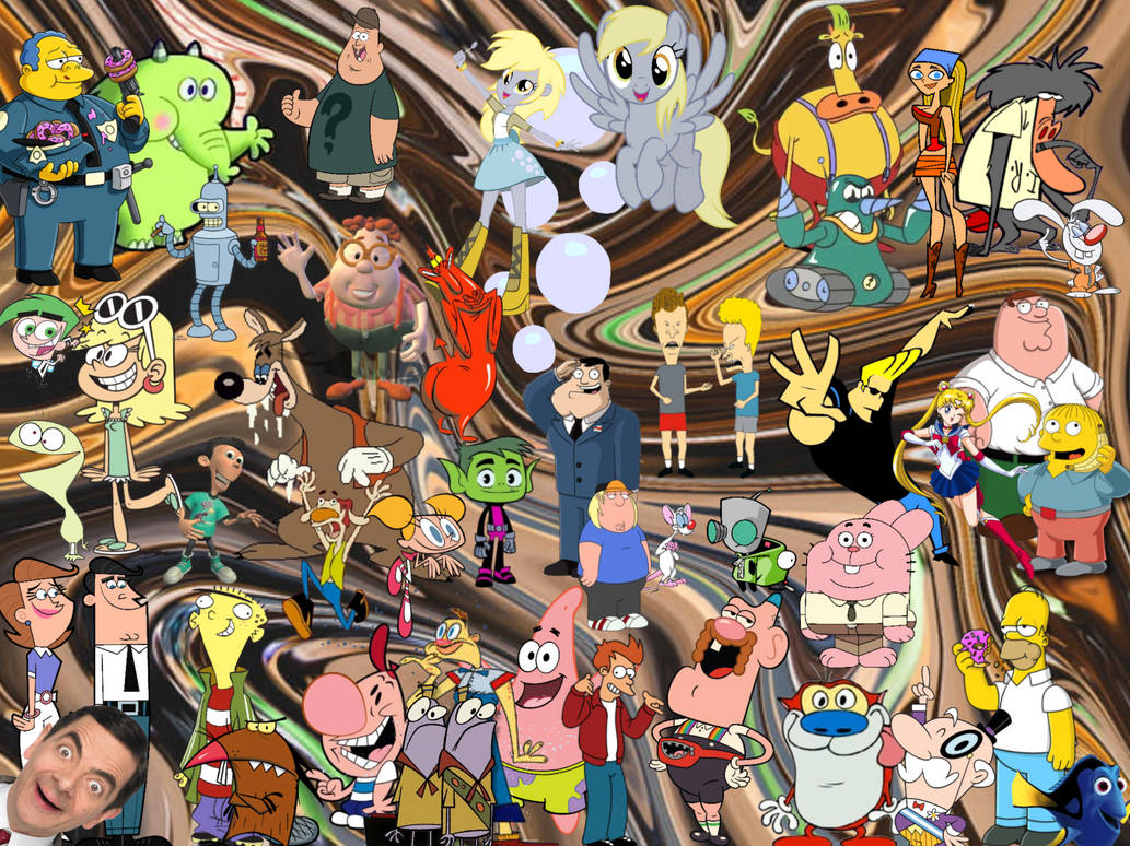 #2996575 - safe, derpy hooves, baboon, beaver, cat, cow, demon, devil ...