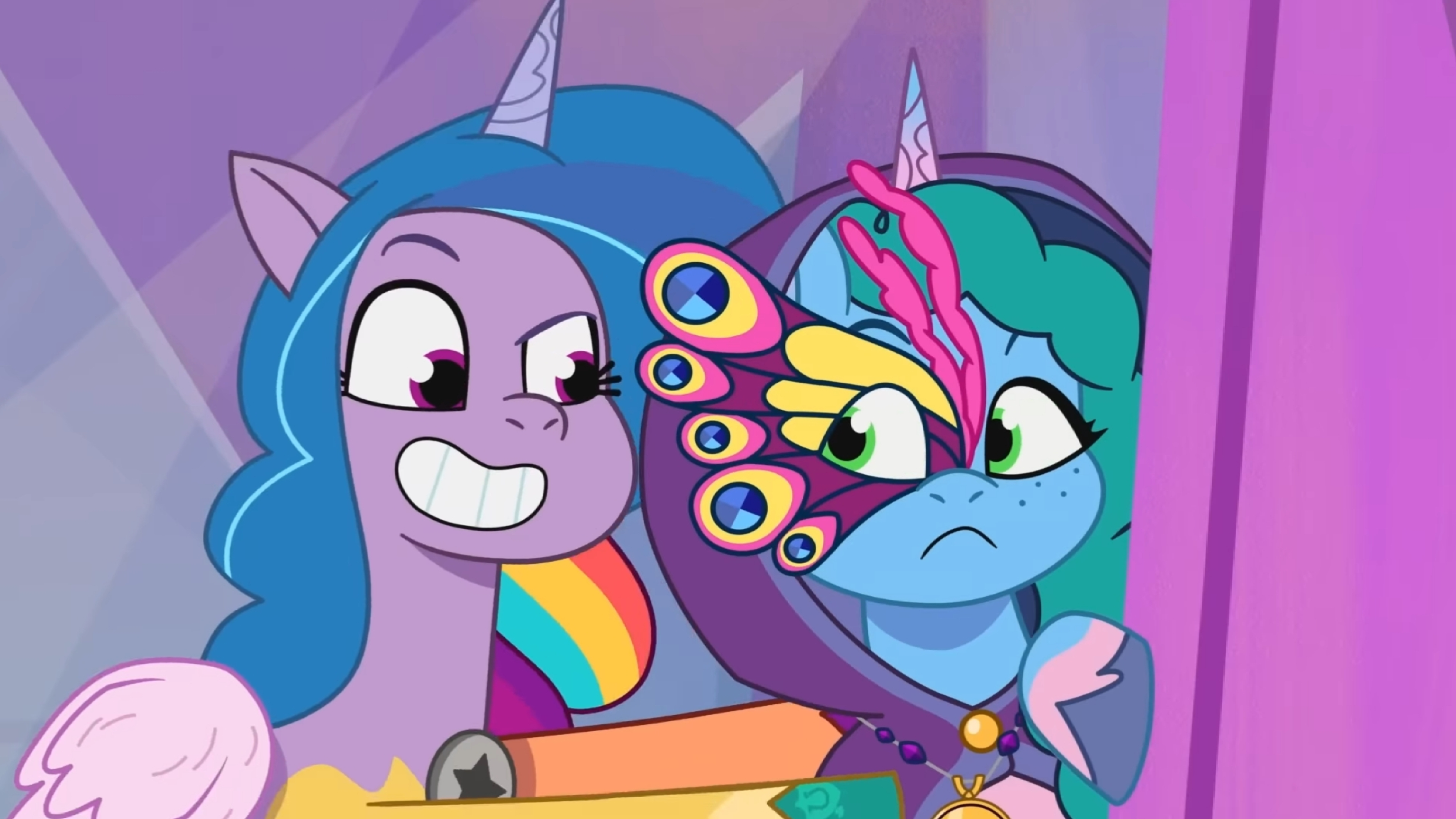 #2980048 - safe, screencap, izzy moonbow, misty, pony, unicorn, g5, my ...