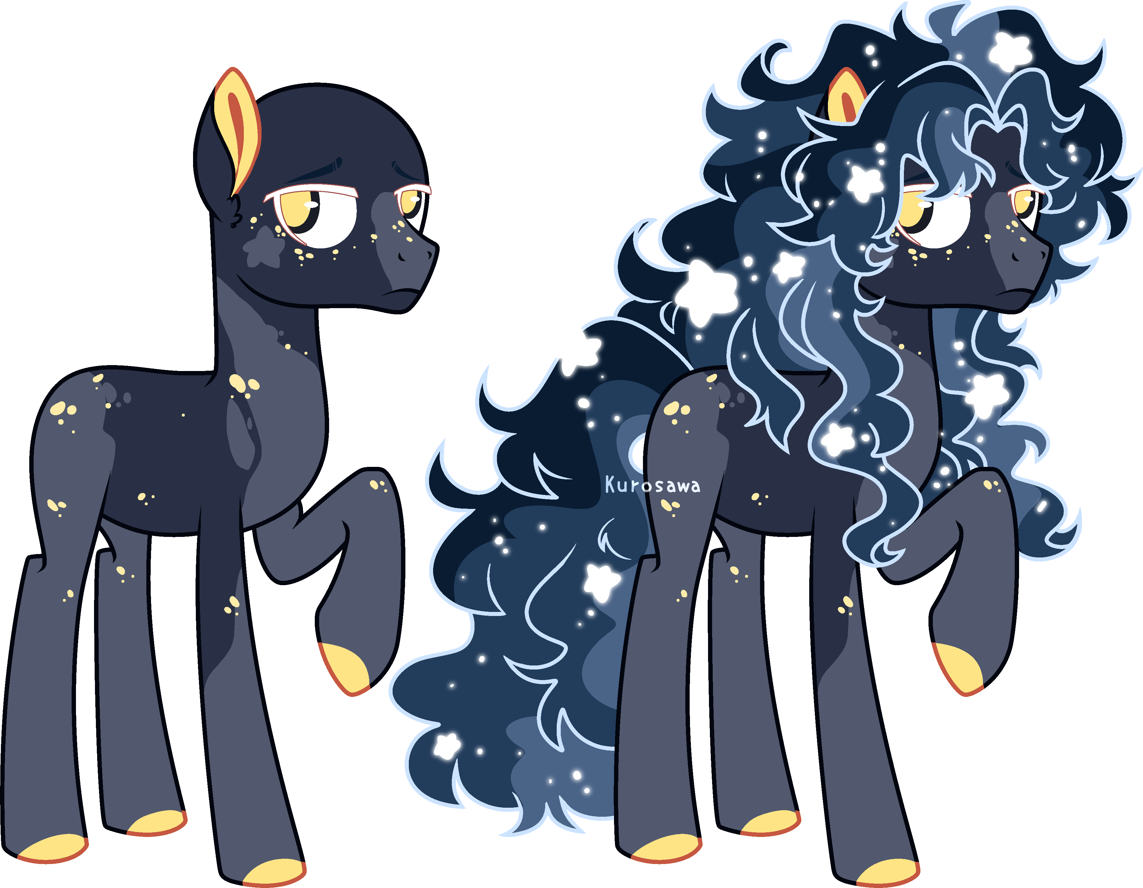 #2980059 - safe, artist:kurosawakuro, oc, earth pony, pony, bald, base used, body freckles ...