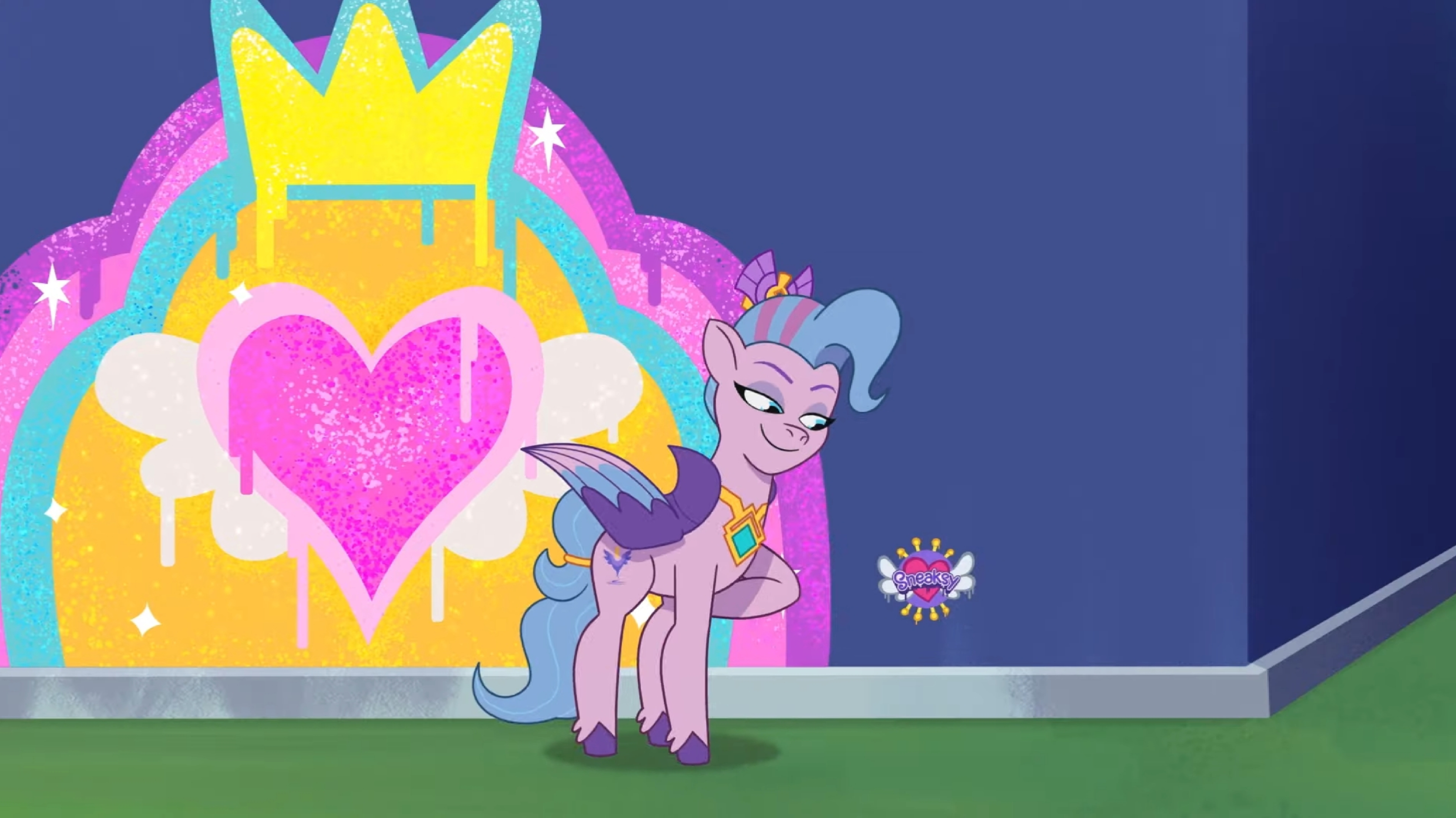 #2980705 - safe, screencap, queen haven, pegasus, pony, g5, my little ...