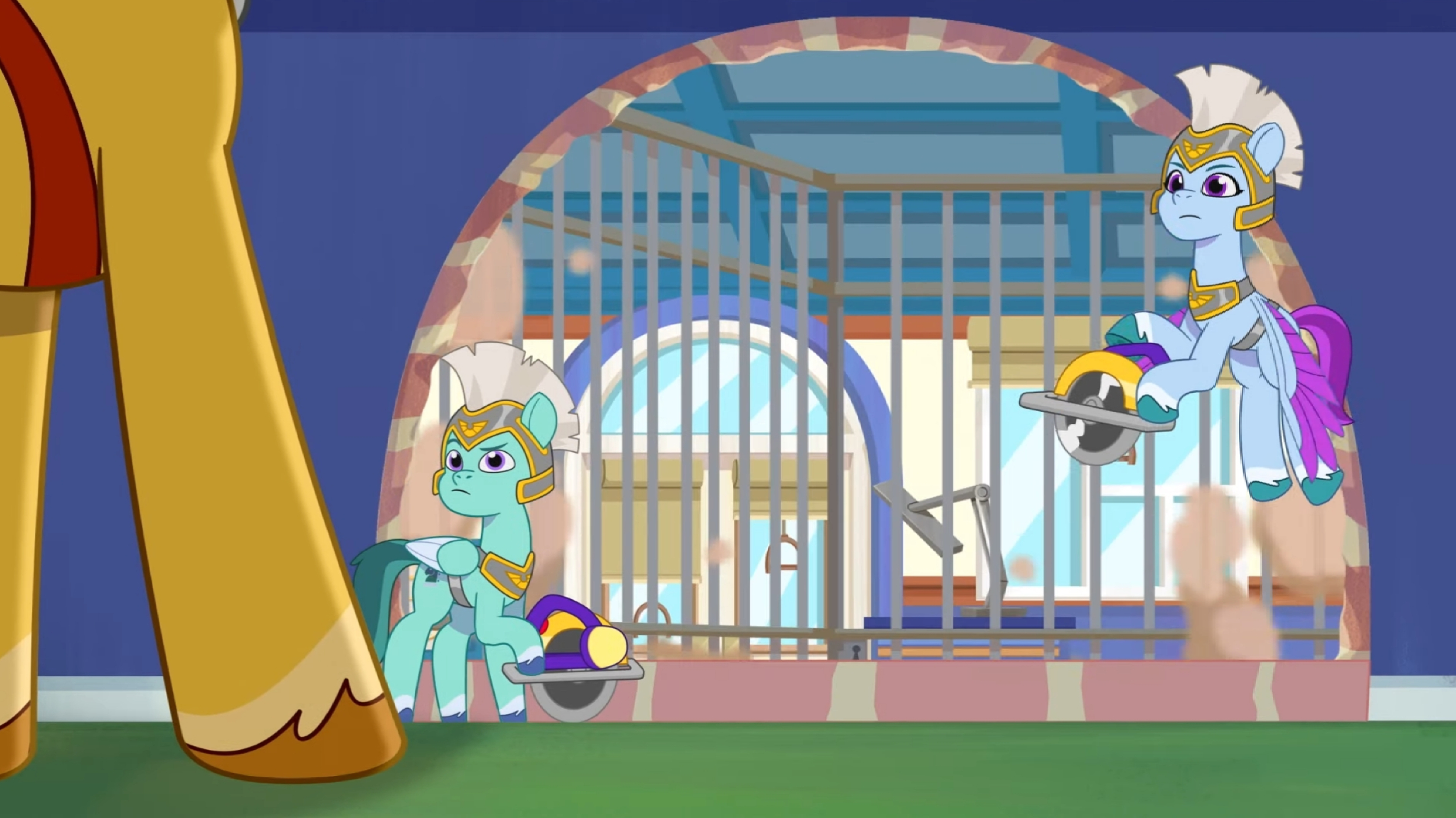 #2980724 - safe, screencap, hitch trailblazer, thunder flap, zoom ...