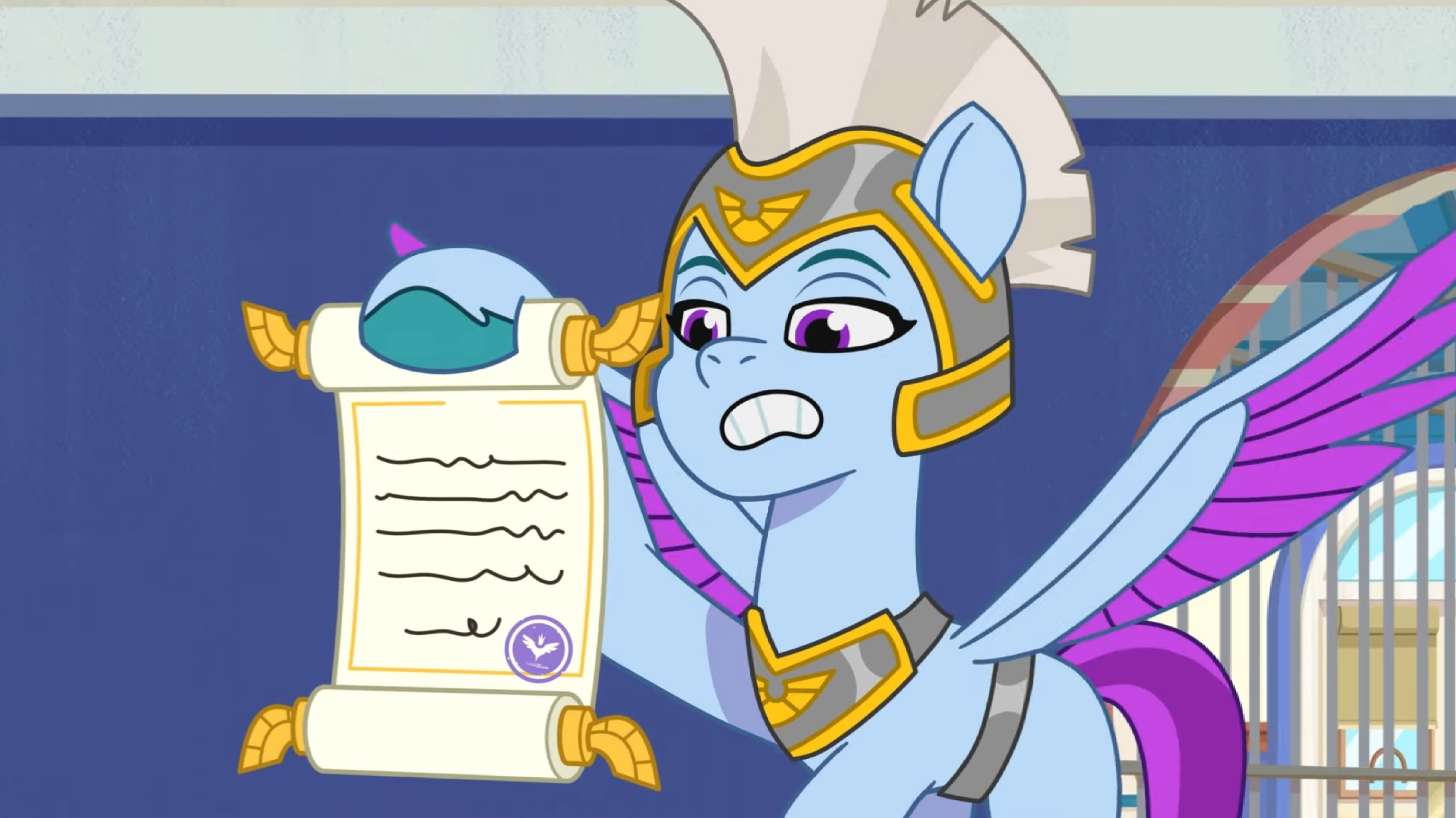 #2980729 - safe, screencap, zoom zephyrwing, pegasus, pony, g5, my ...