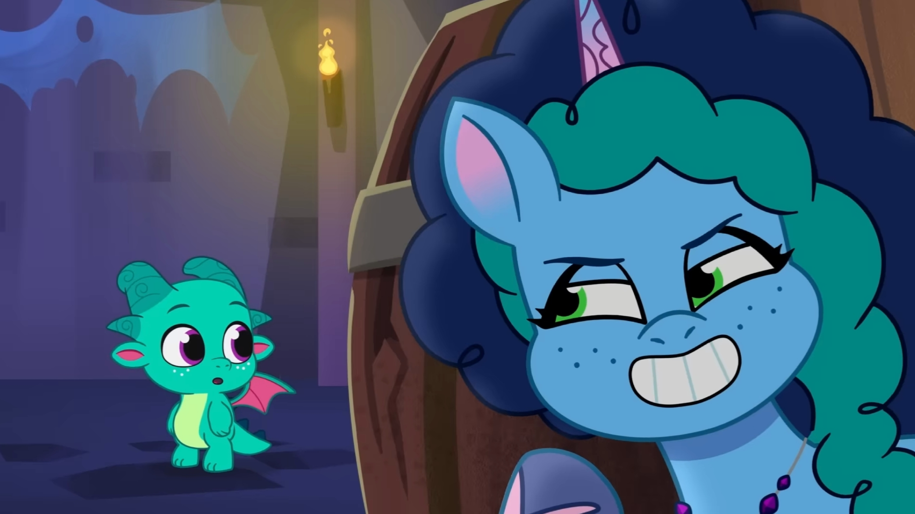 #2982240 - safe, screencap, misty, sparky sparkeroni, dragon, pony ...