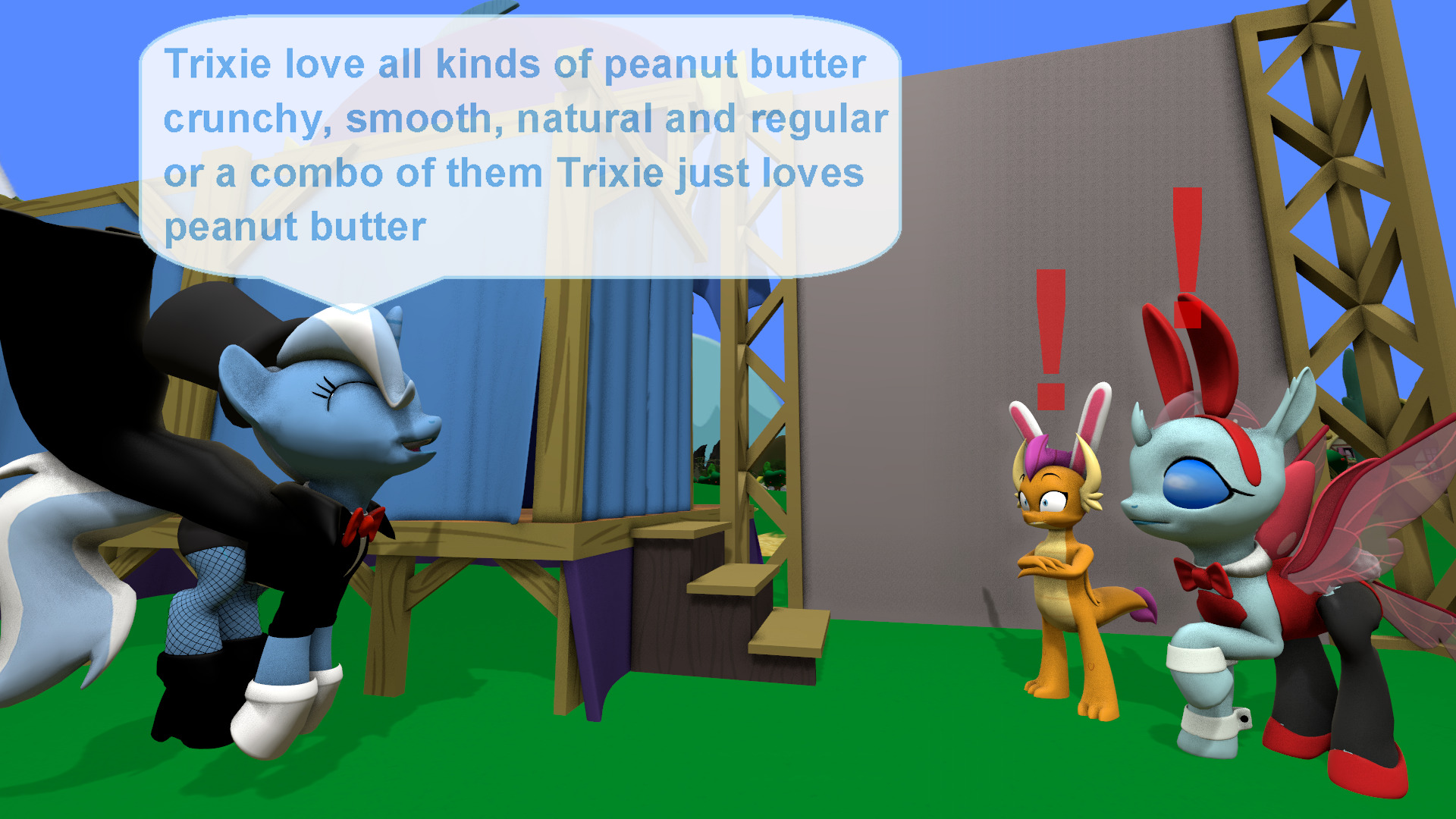 #2982826 - safe, artist:ask-the-luna-knight, ocellus, smolder, trixie ...