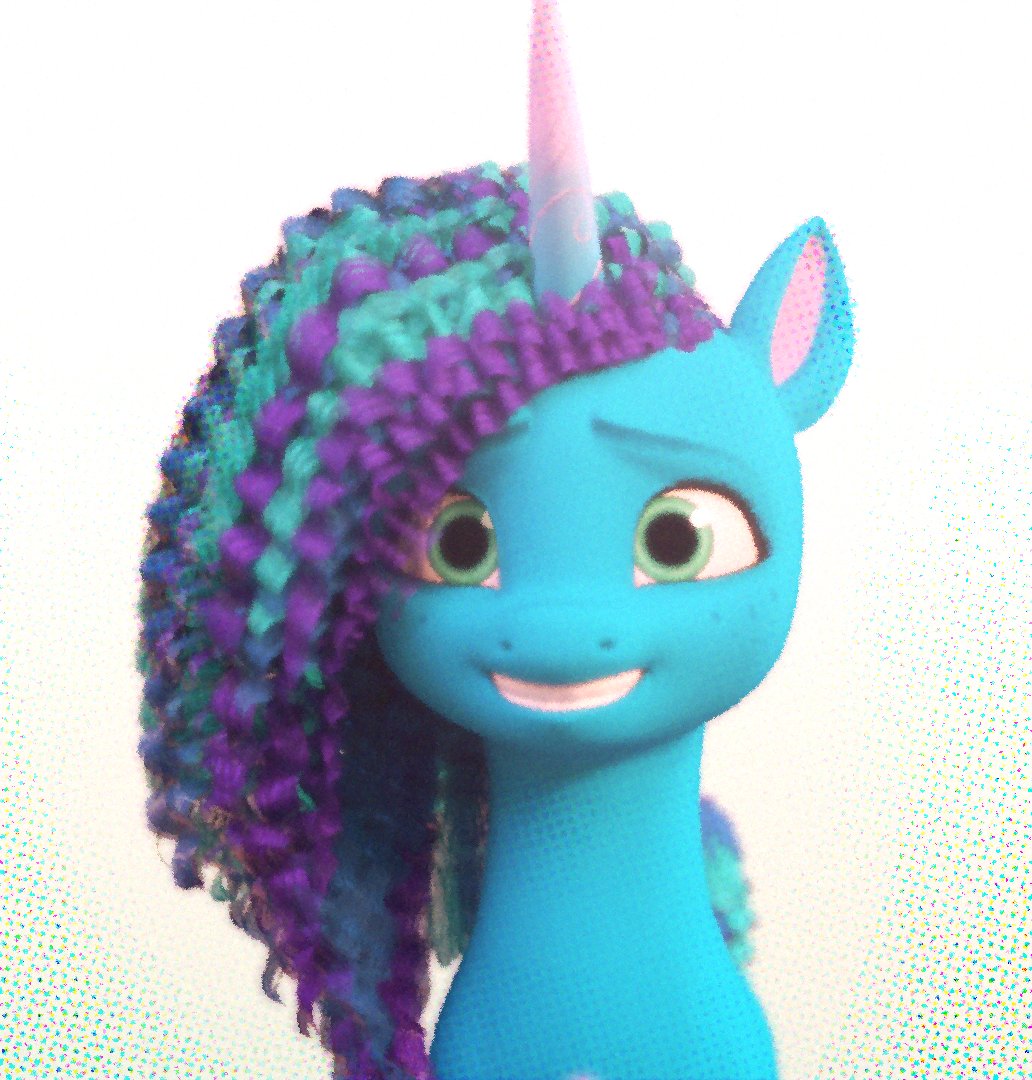 #2982928 - safe, artist:makaryo, misty brightdawn, pony, unicorn, g5, 3d, female, grin, looking ...