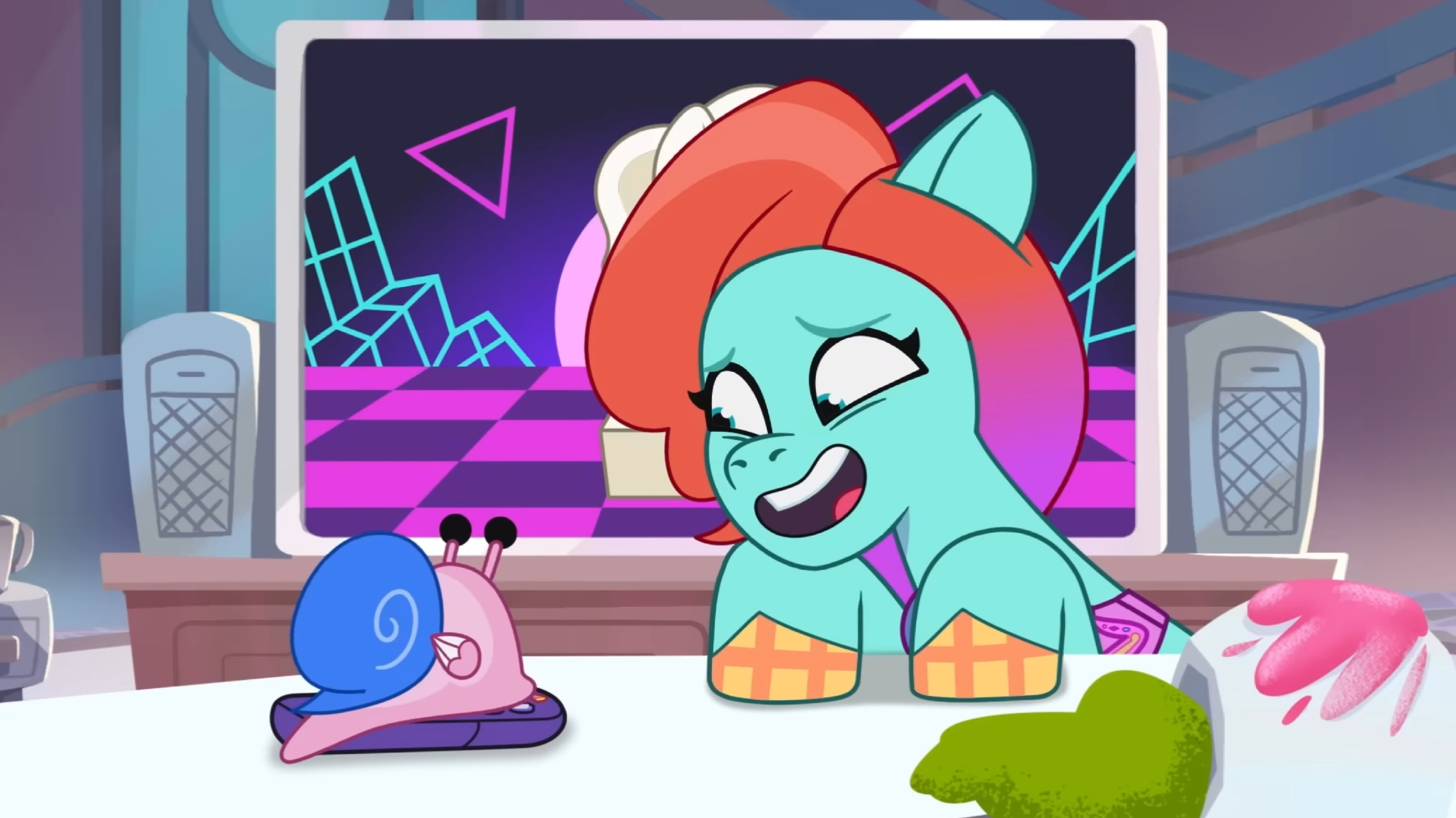 #2983635 - safe, screencap, jazz hooves, earth pony, pegasnail, pony ...