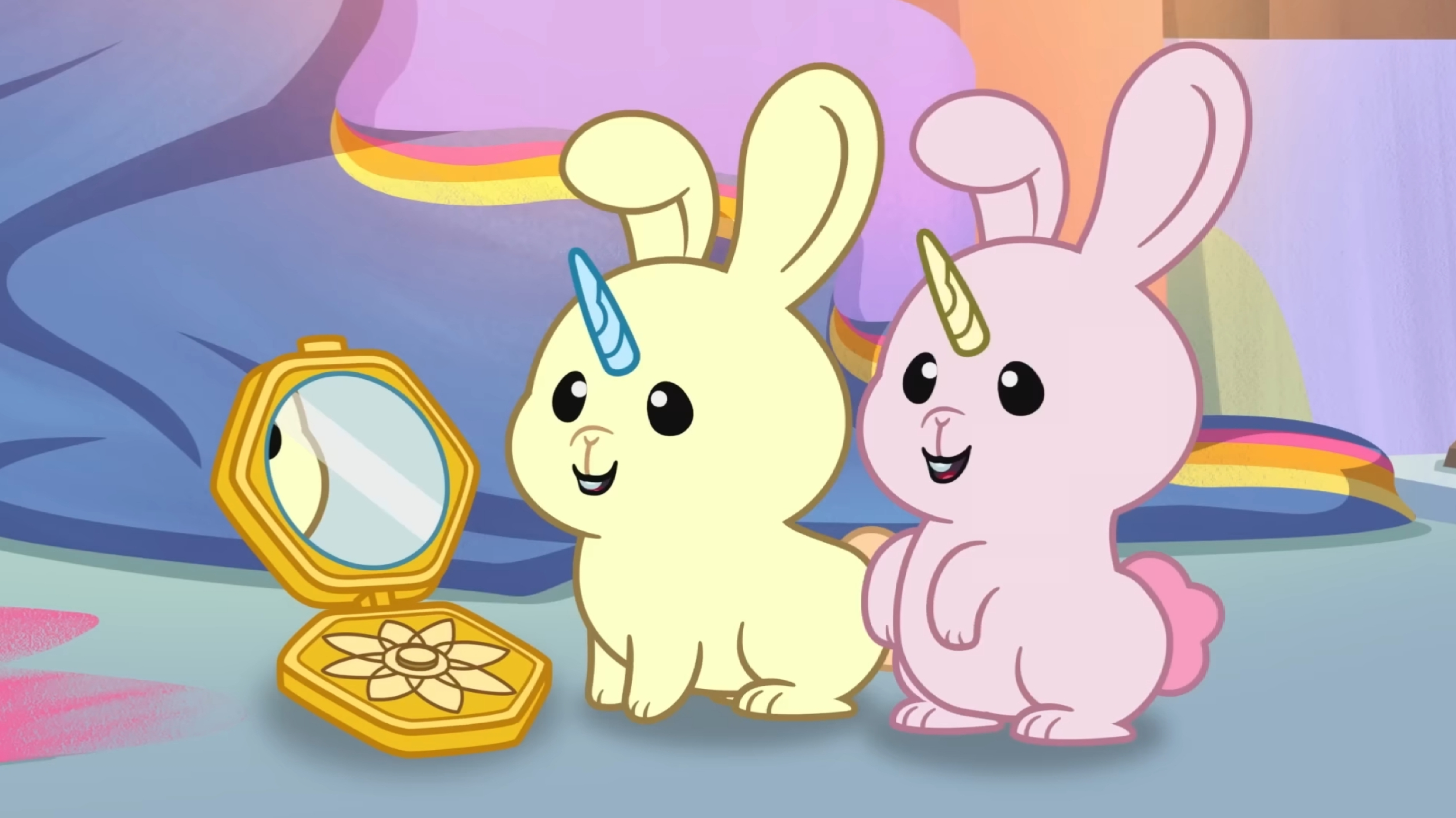 #2984368 - safe, screencap, bunnycorn, rabbit, baby critters, g5, my ...