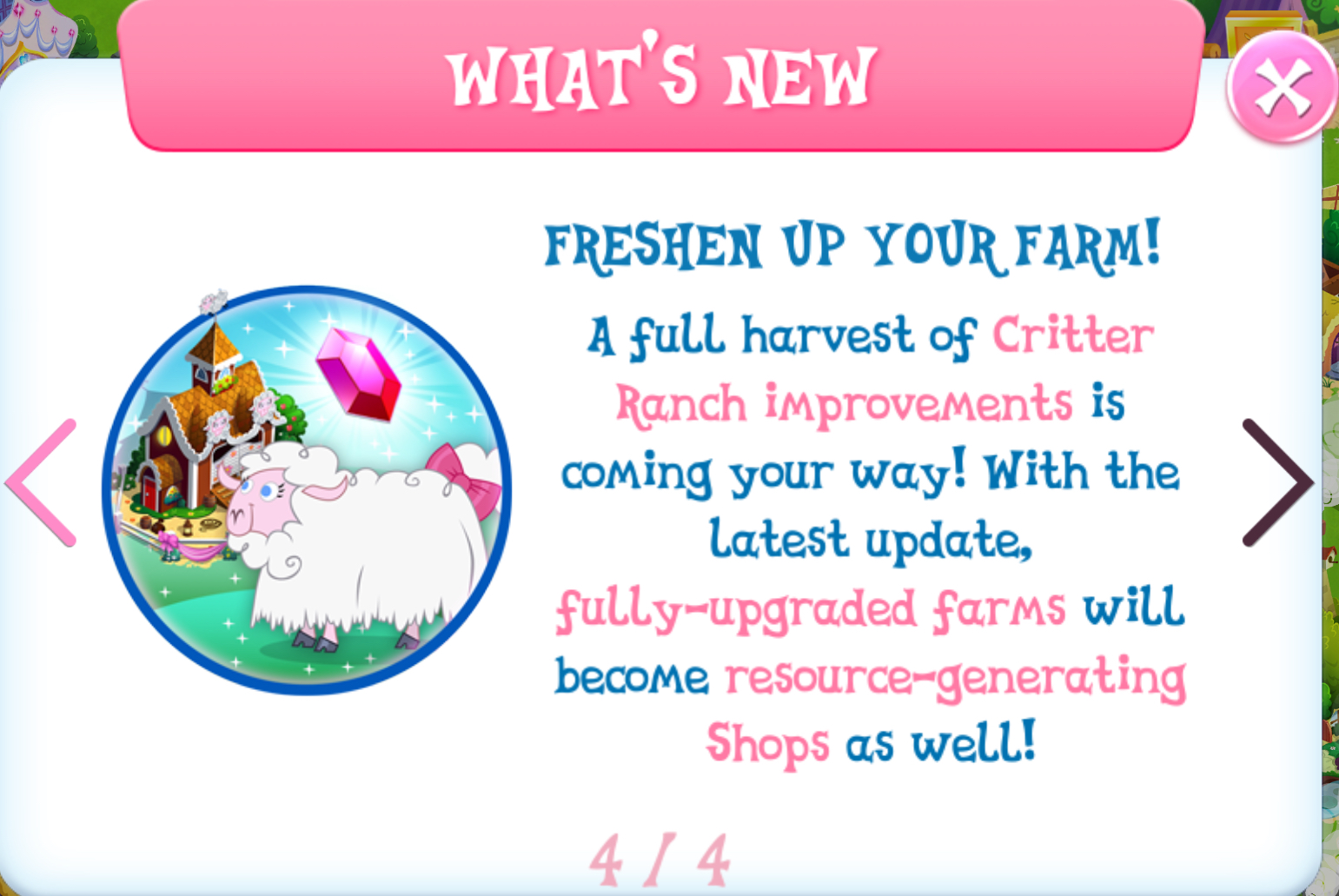 #2998548 - safe, gameloft, sheep, my little pony: magic princess, bow ...