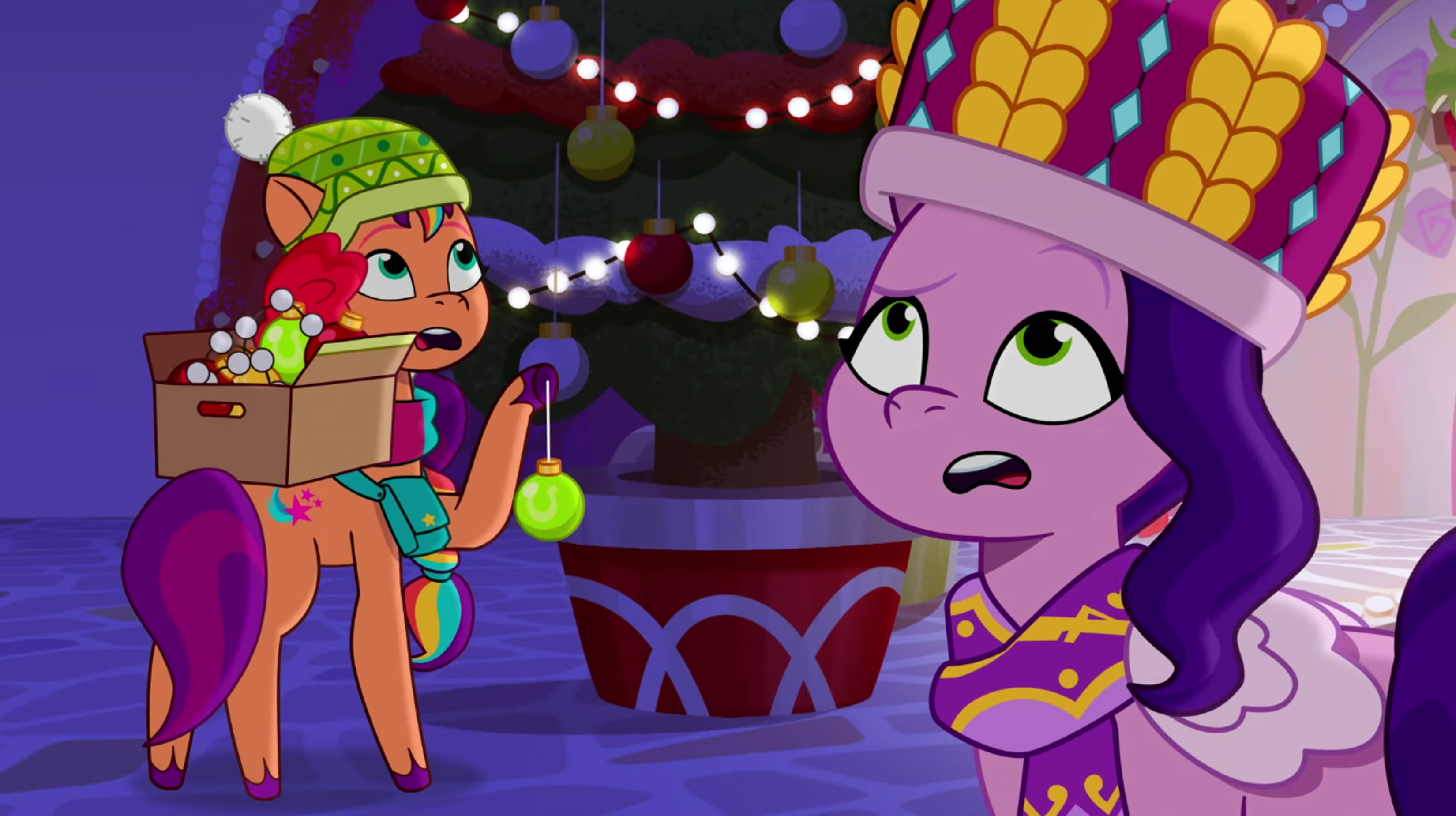 #3007185 - safe, screencap, pipp petals, sunny starscout, earth pony ...