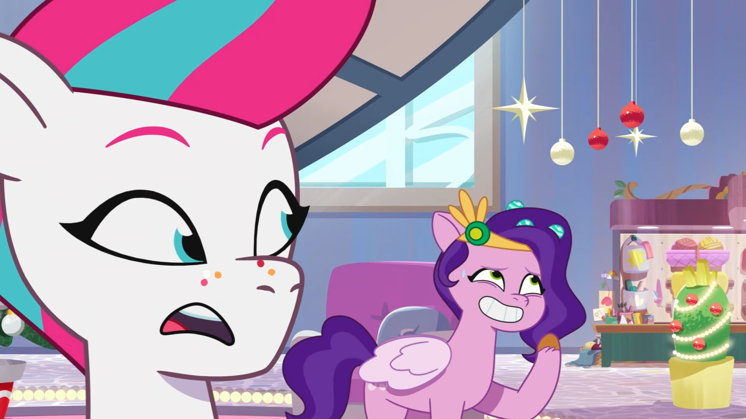 #3008403 - safe, screencap, pipp petals, zipp storm, pegasus, pony, g5, my little pony: tell ...