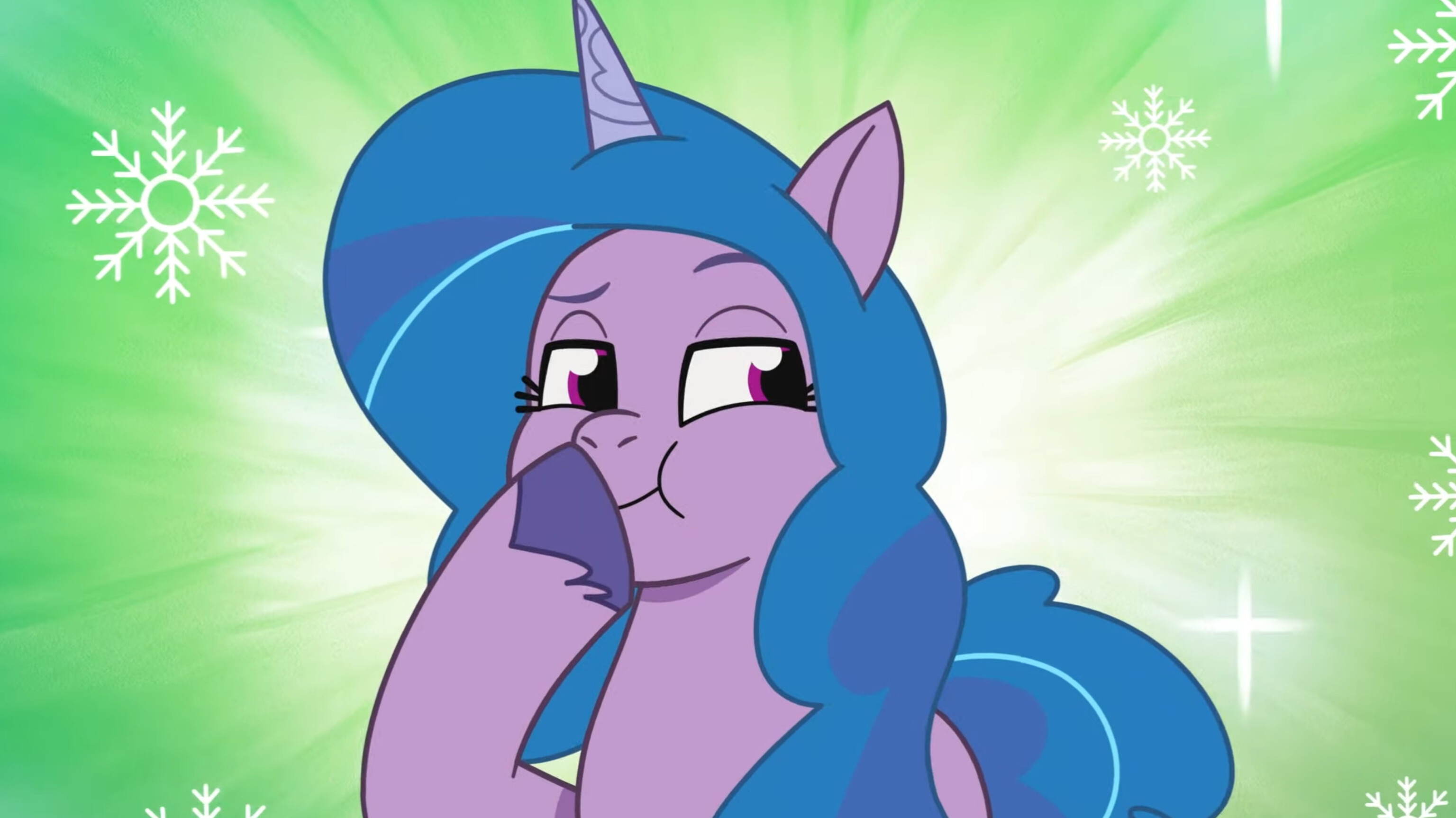 #3008745 - safe, screencap, izzy moonbow, pony, unicorn, g5, my little ...