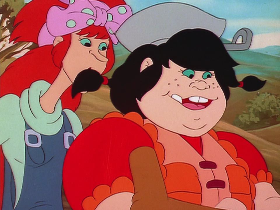 #3009812 - safe, screencap, draggle, reeka, human, g1, my little pony 'n friends, the end of ...