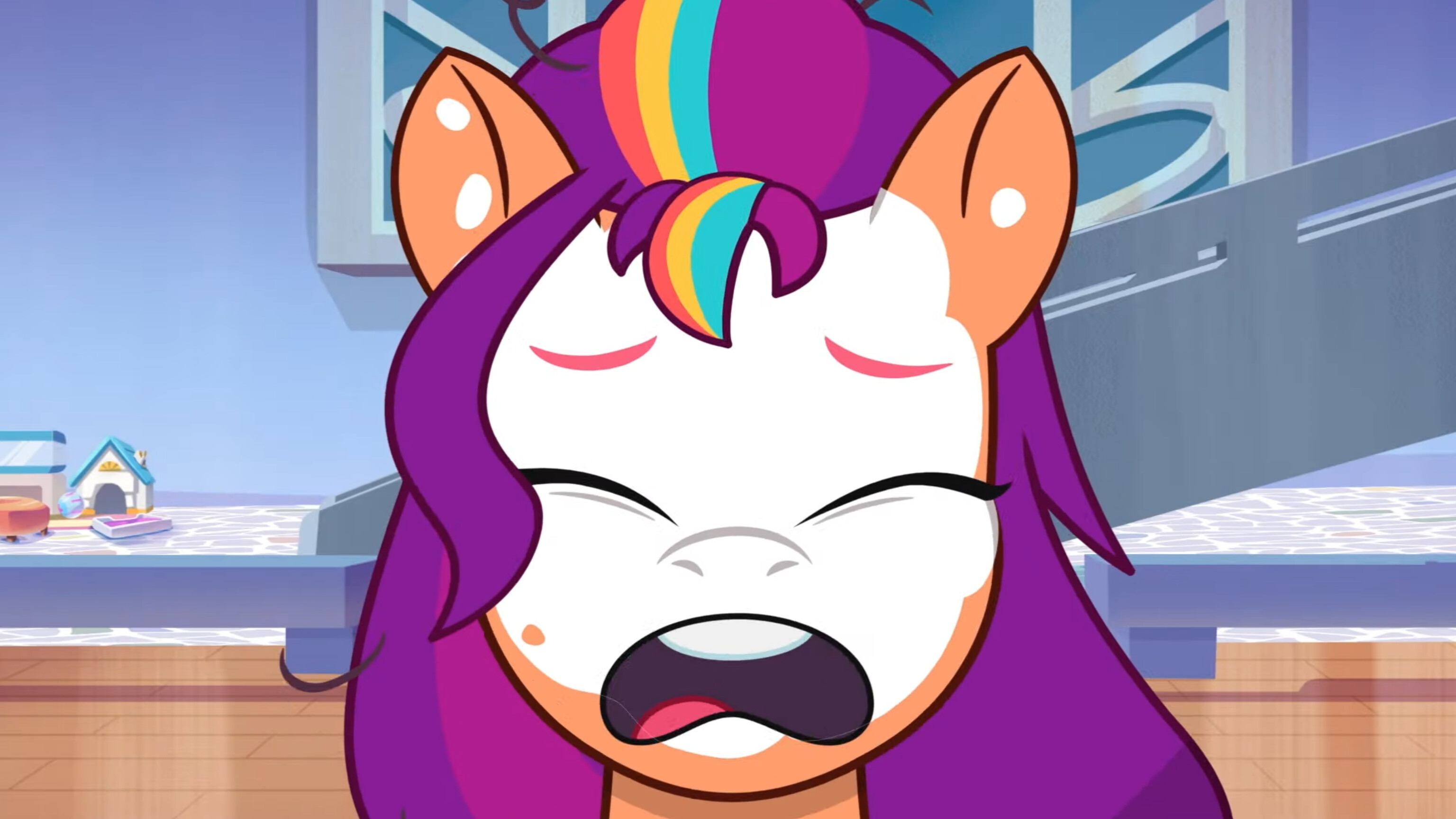 #2999366 - safe, screencap, sunny starscout, earth pony, pony, foal ...