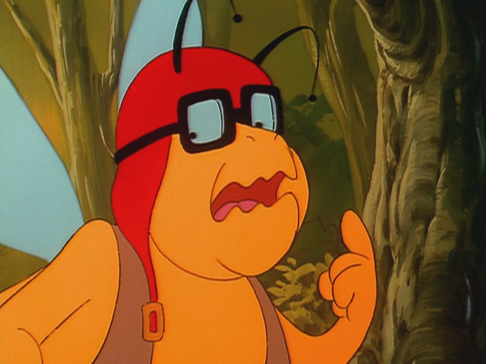 #3010932 - safe, screencap, pointer (g1), bee, insect, anthro, g1, my ...