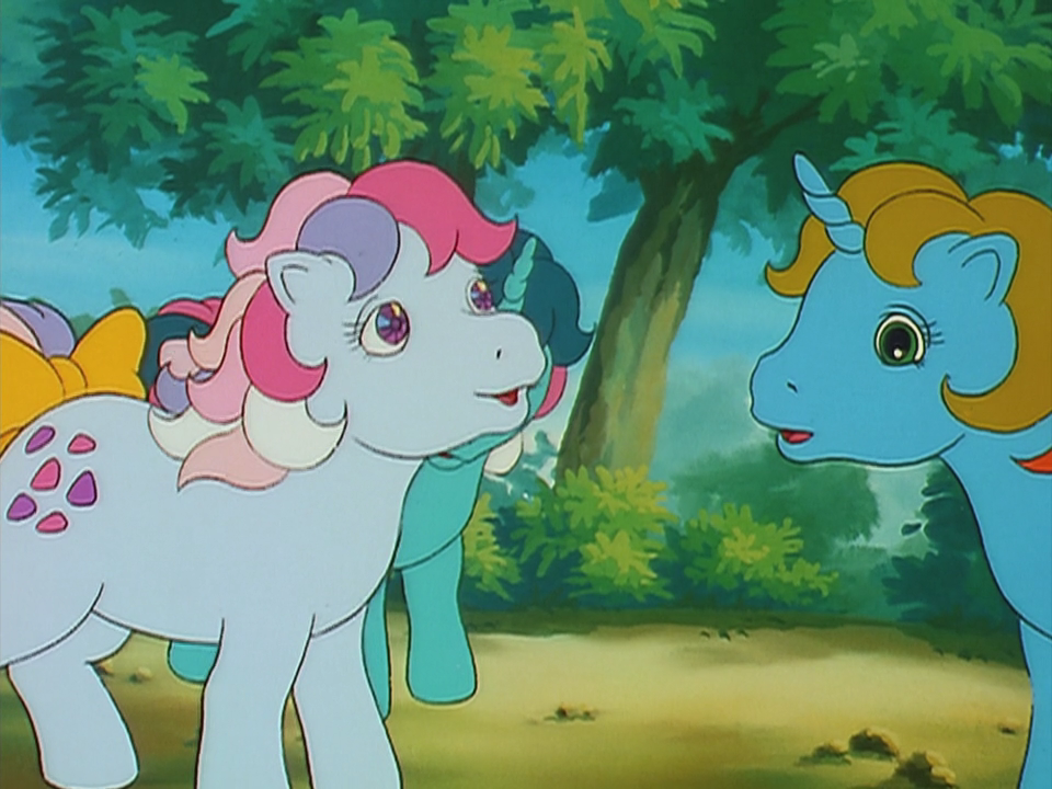 #3013118 - safe, screencap, fizzy, ribbon (g1), sweet stuff, earth pony ...