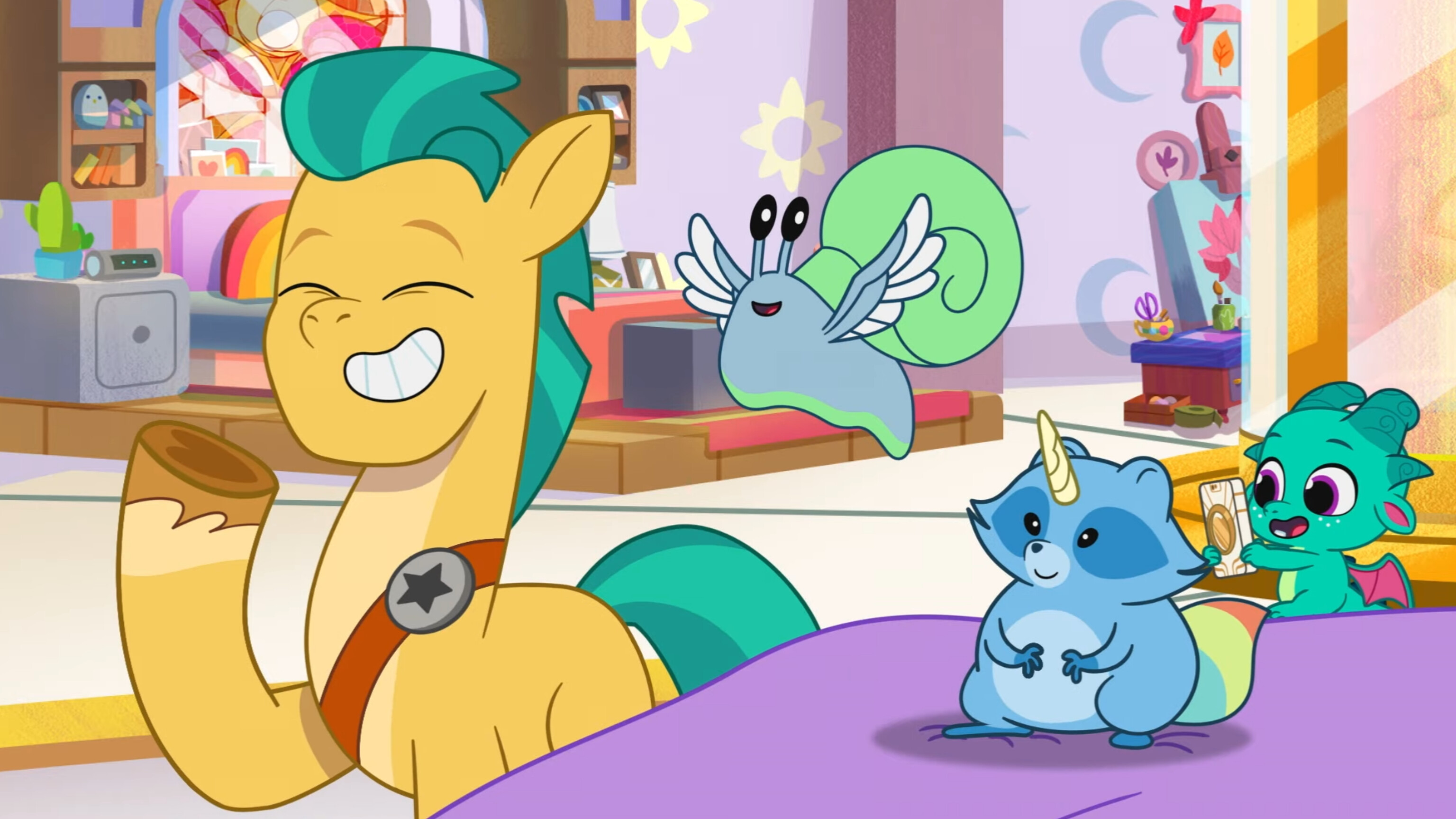 #3013240 - safe, screencap, hitch trailblazer, sparky sparkeroni ...