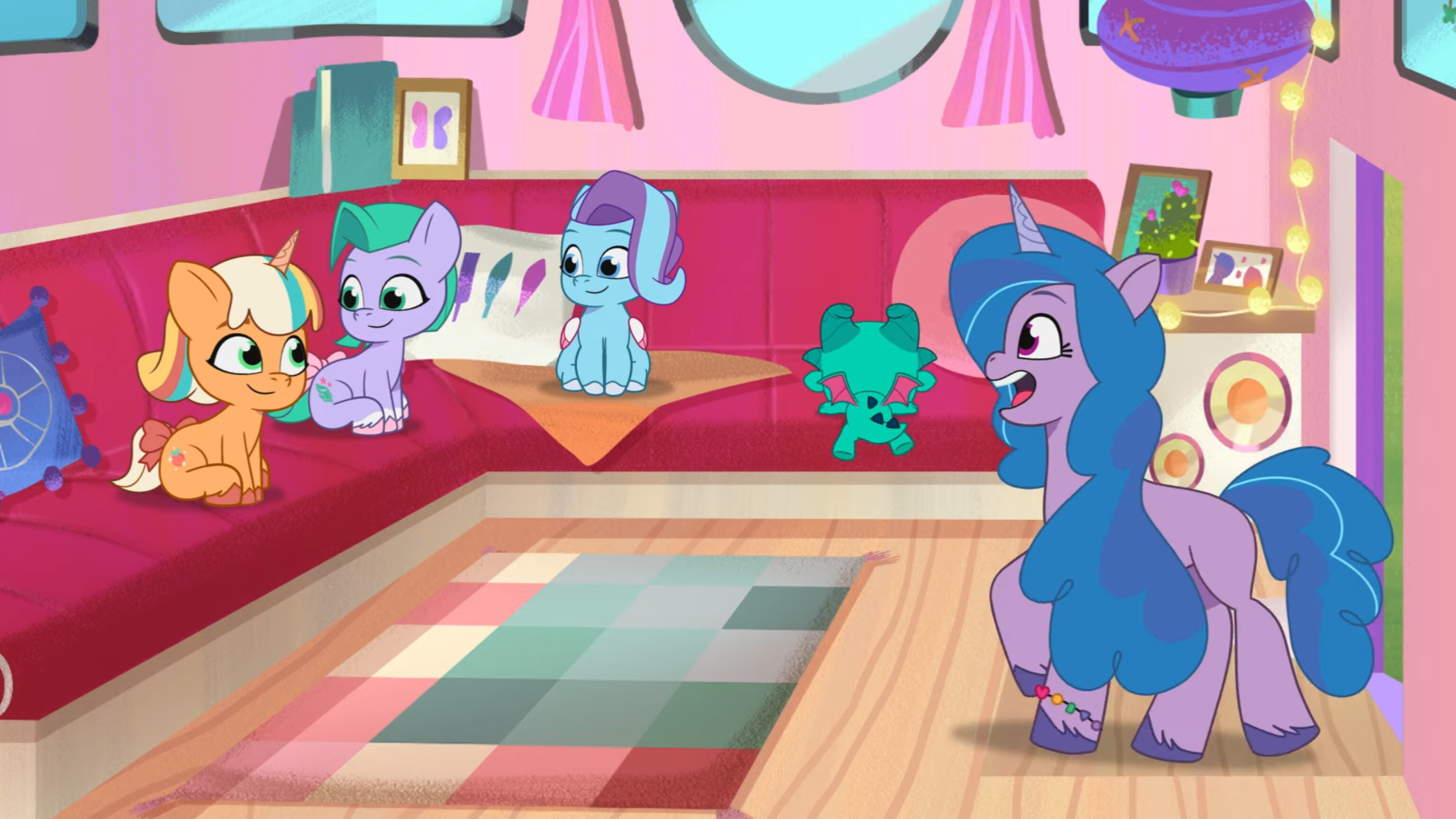 #3016347 - safe, screencap, glory (g5), izzy moonbow, peach fizz ...