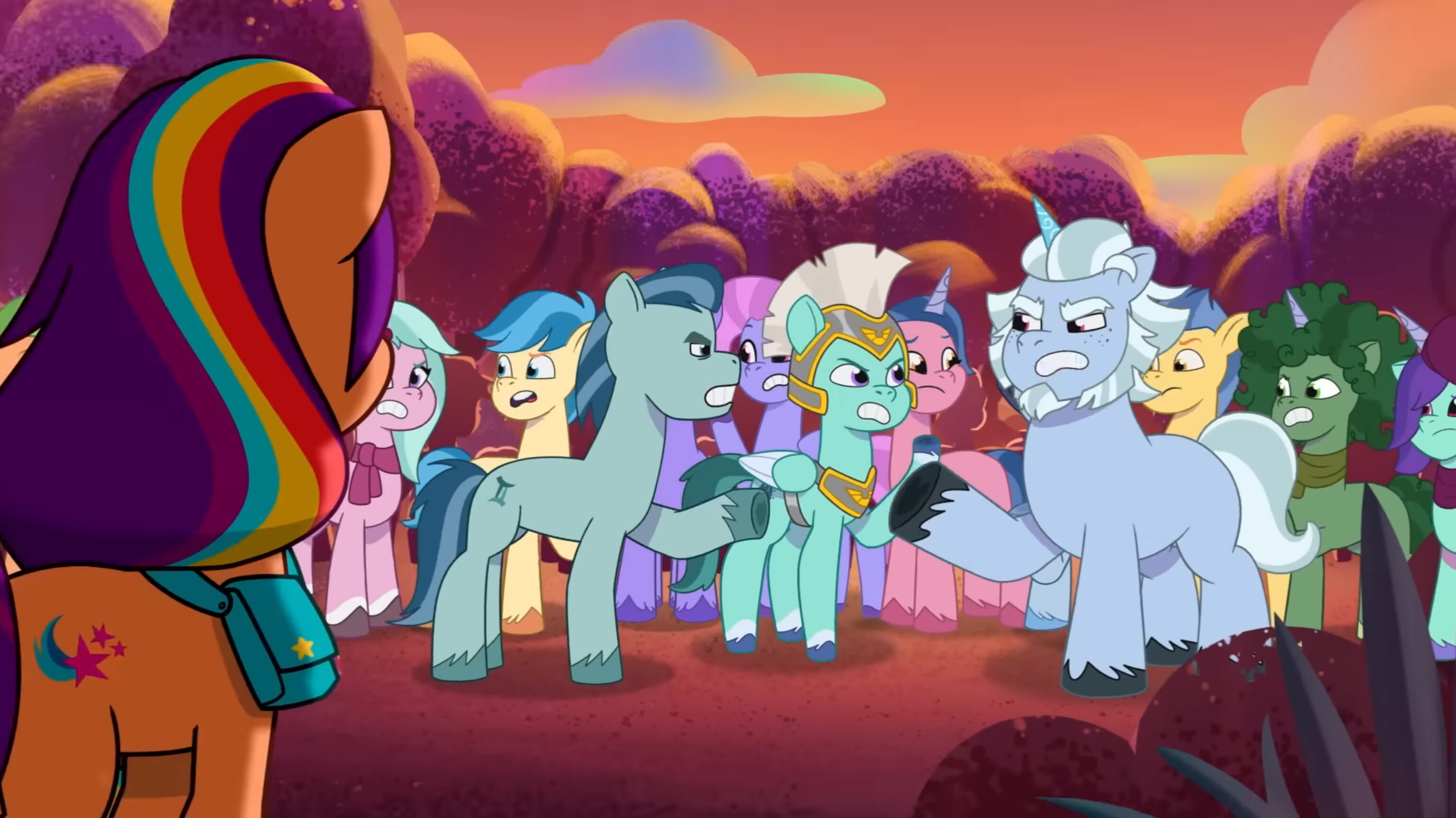 #3017457 - safe, screencap, alphabittle blossomforth, bongo beats ...