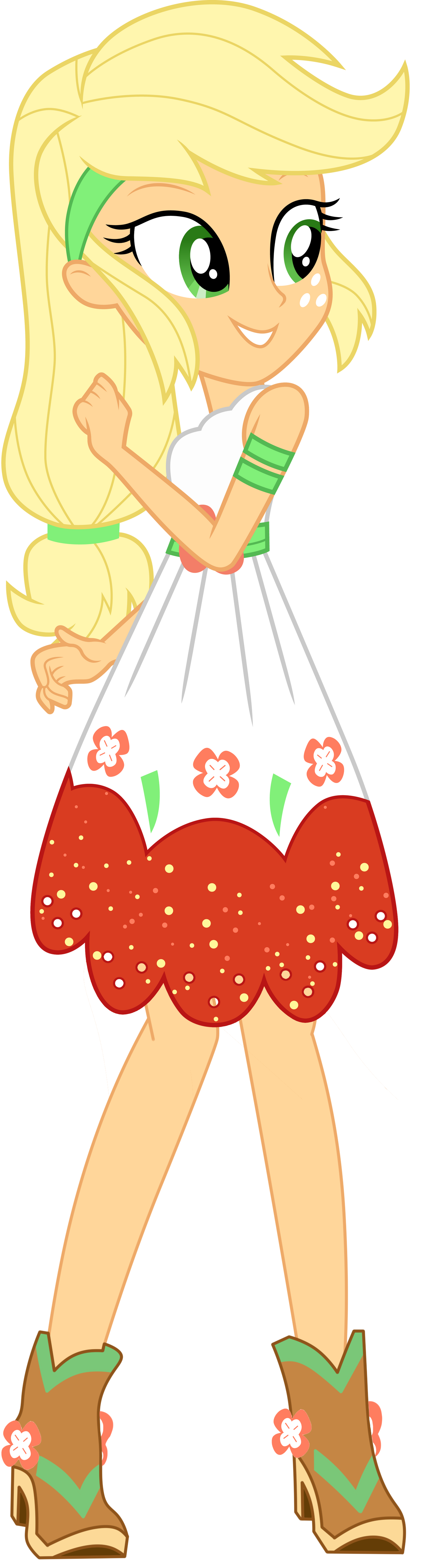 #3000531 - safe, artist:ajosterio, applejack, human, equestria girls ...