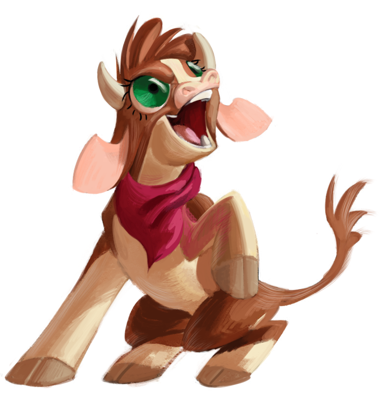 #2804190 - safe, artist:haeun, arizona (tfh), cow, them's fightin ...