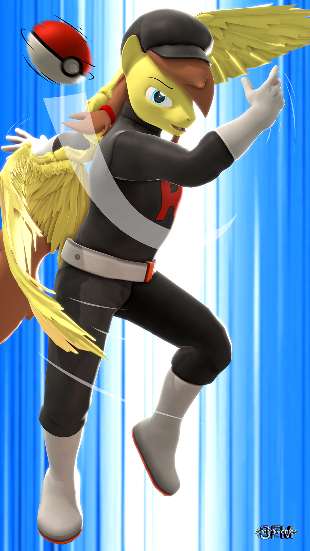 #2809500 - safe, artist:anthroponiessfm, oc, oc:rory kenneigh, pegasus ...