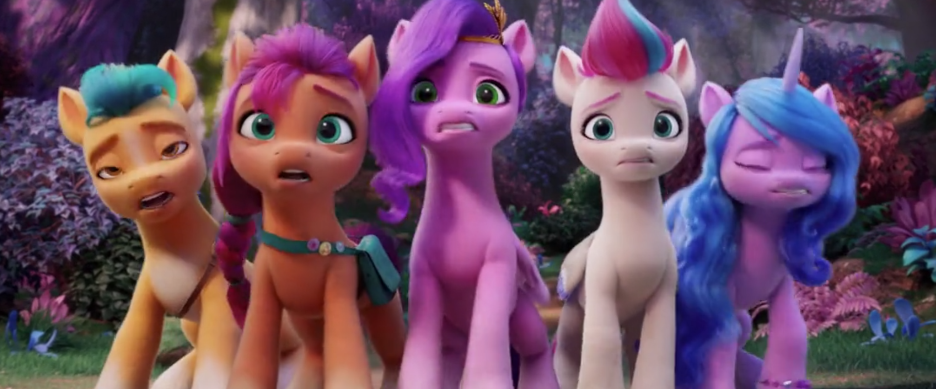 #2814327 - safe, screencap, hitch trailblazer, izzy moonbow, pipp petals, sunny starscout, zipp ...