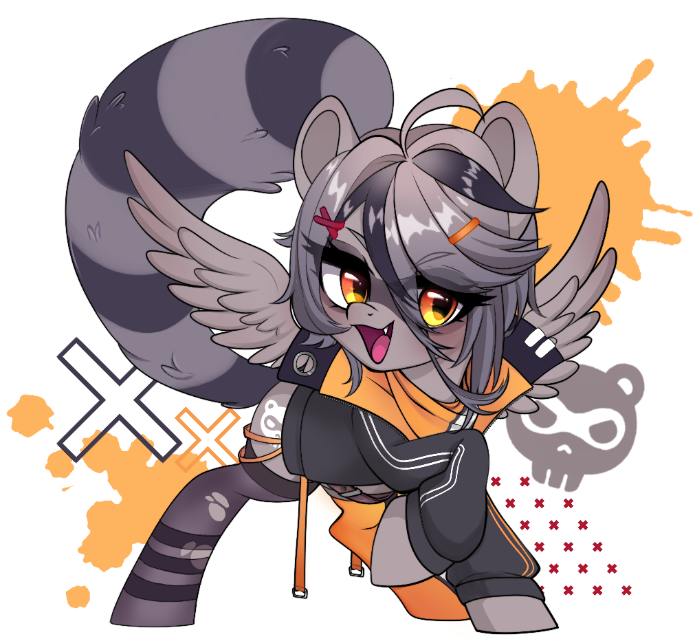 #2815127 - safe, artist:techycutie, oc, oc only, oc:snuffy, hybrid ...