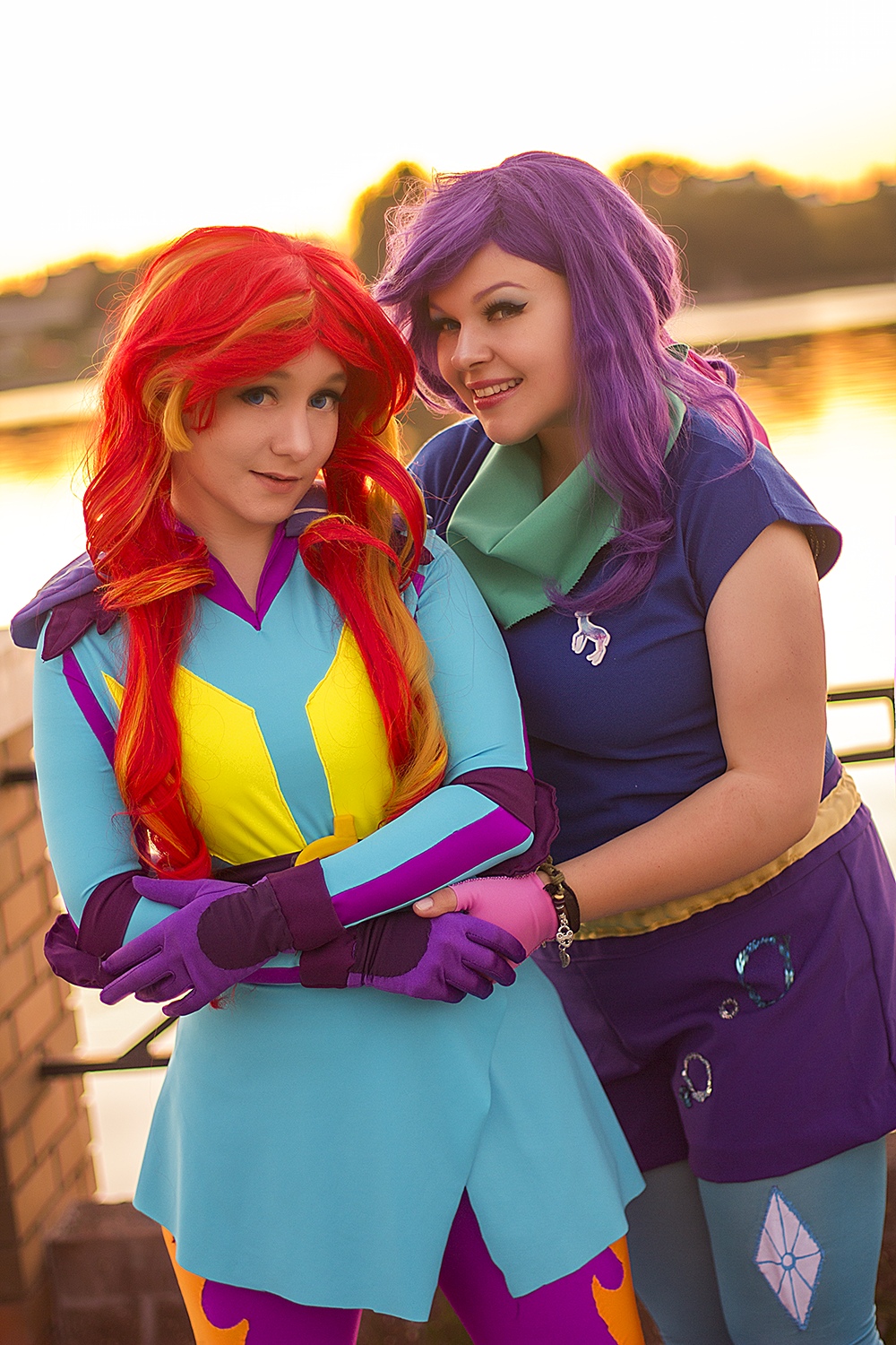 #2816085 - safe, artist:cynder, artist:shipou-negiru, rarity, sunset ...