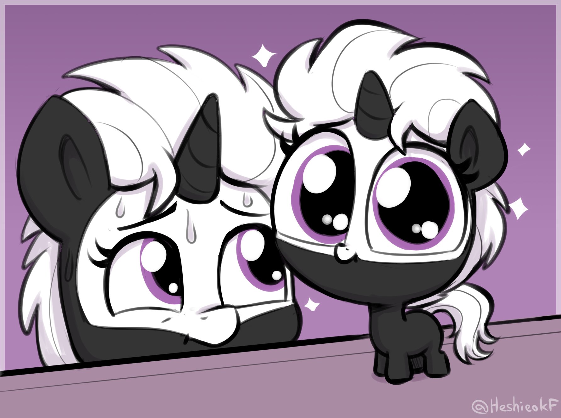 #2816774 - safe, artist:heretichesh, oc, oc:s.leech, pony, unicorn ...