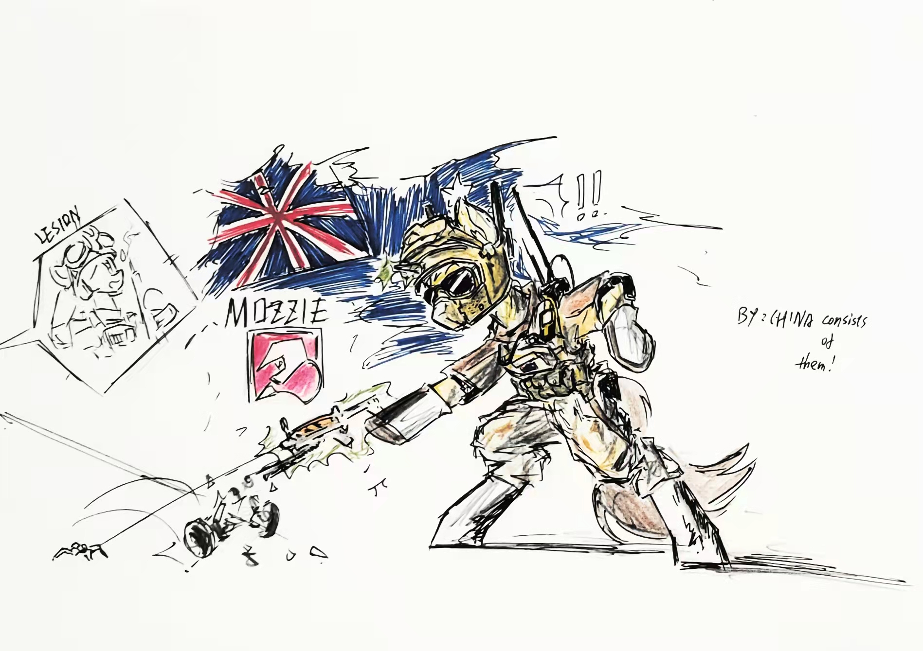 #2823124 - safe, artist:china consists of them!, pony, australia ...