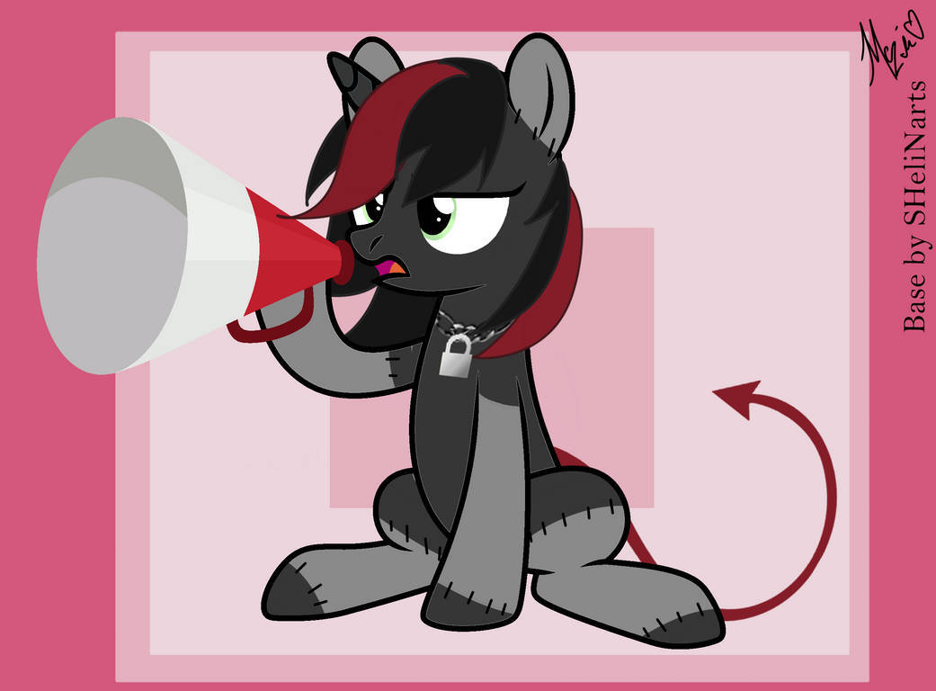 #2825205 - safe, artist:mezairplush, oc, oc:thimble, pony, unicorn ...