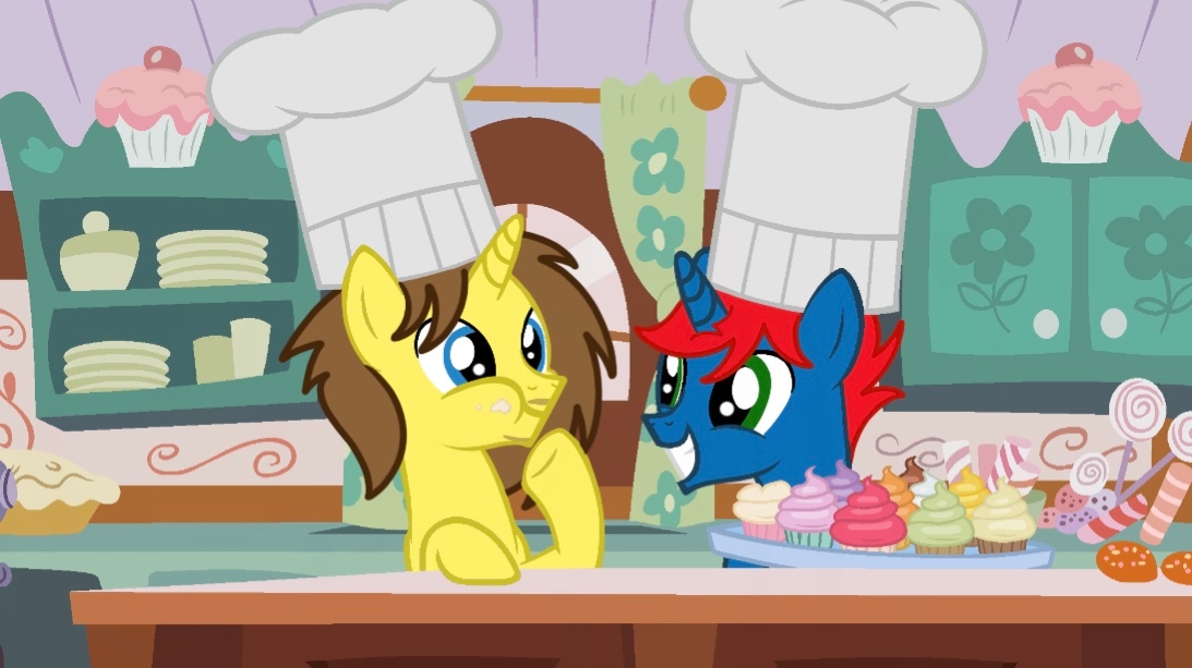 #2826657 - safe, artist:ry-bluepony1, oc, oc:grapefruit face, oc:train ...