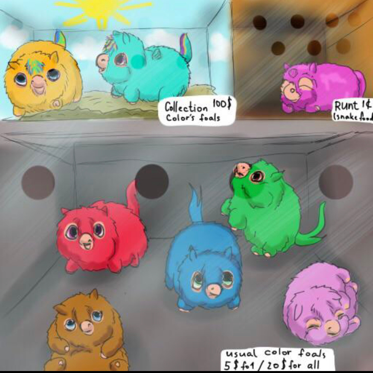 #2827332 - safe, artist:artist-kun, fluffy pony, fluffy pony foal, foal ...