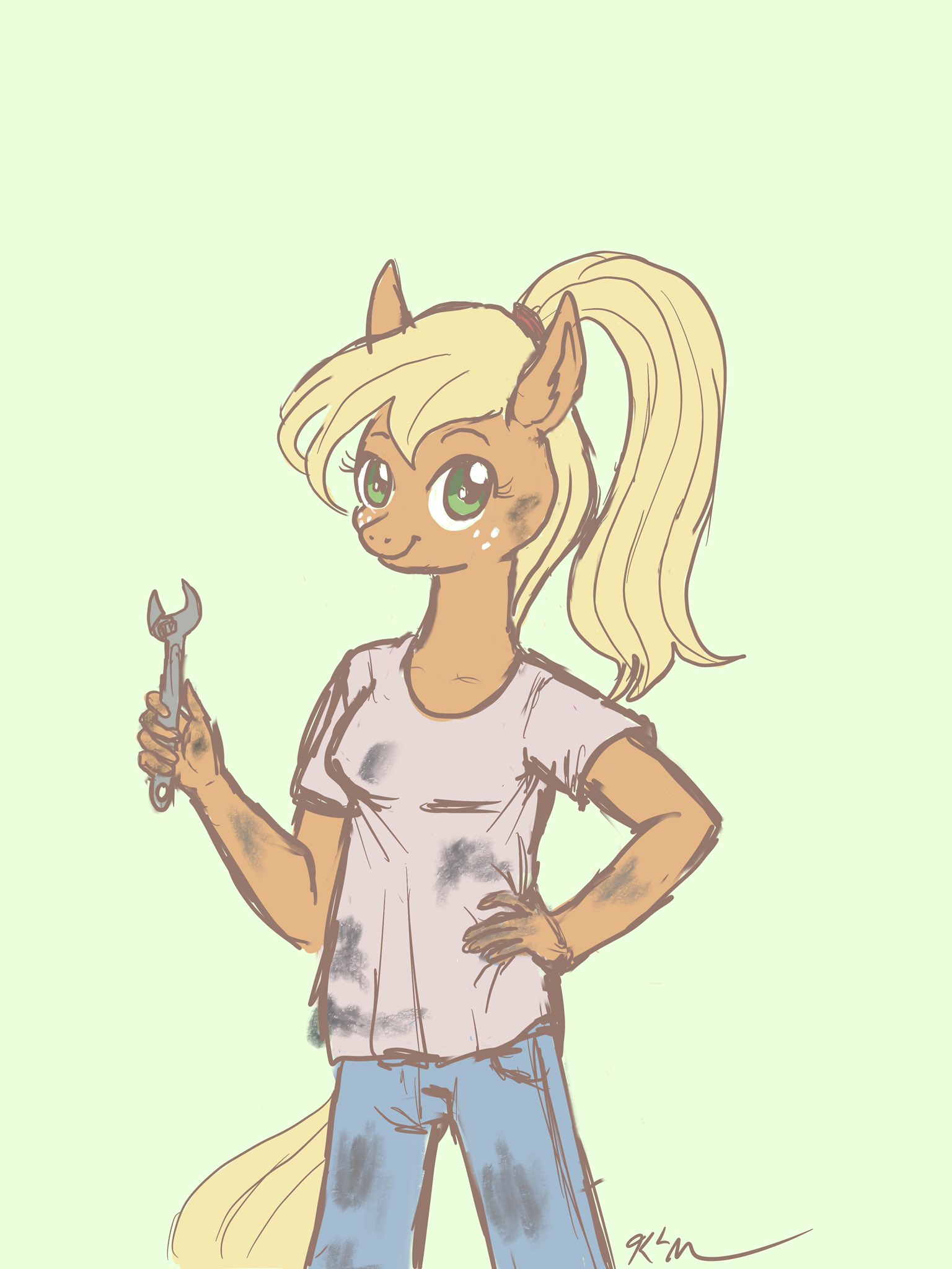 #2829140 - safe, artist:catscratchpaper, oc, oc only, unicorn, anthro ...