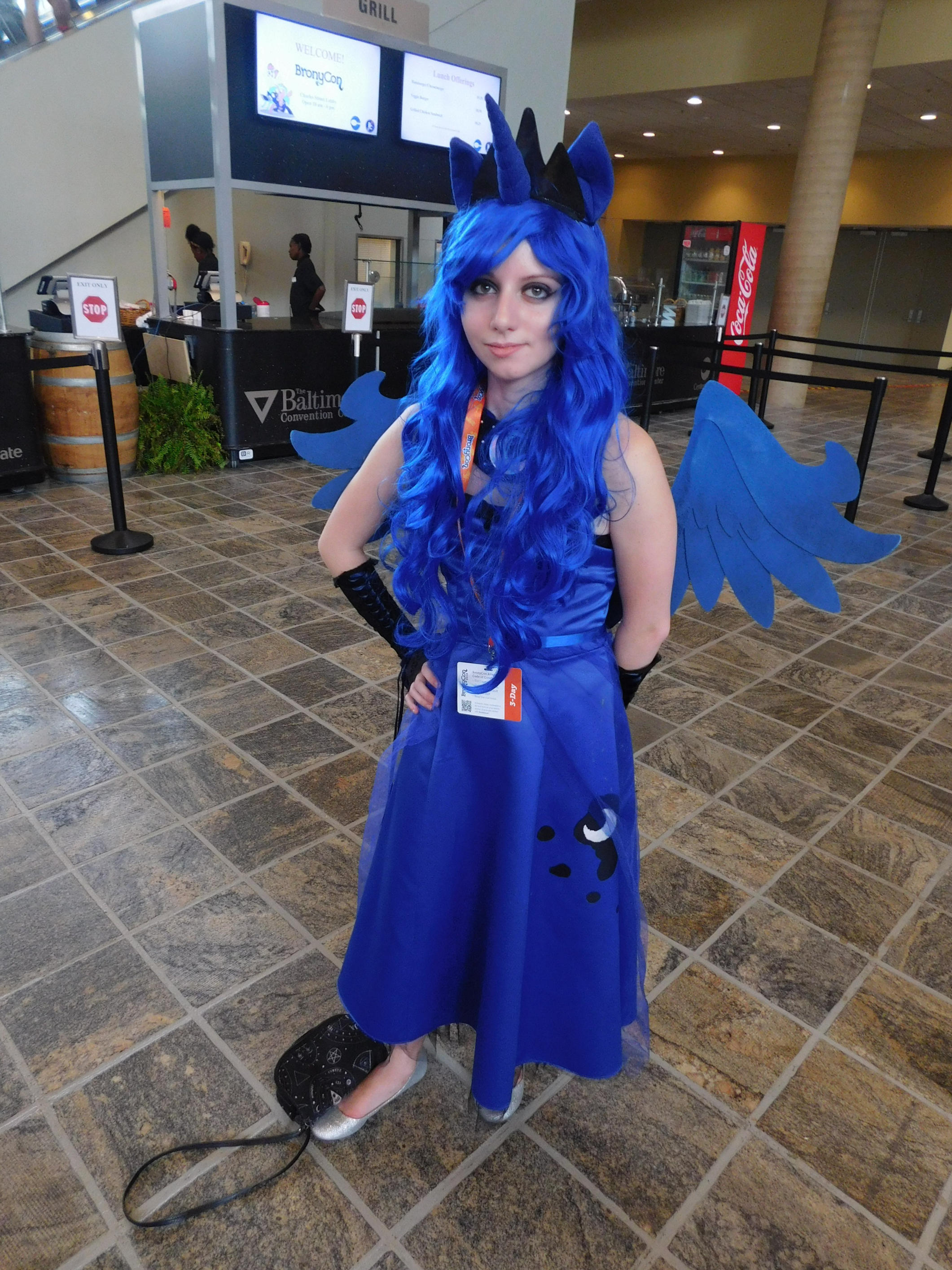 #2847859 - safe, artist:brinycosplay, princess luna, human, bronycon ...