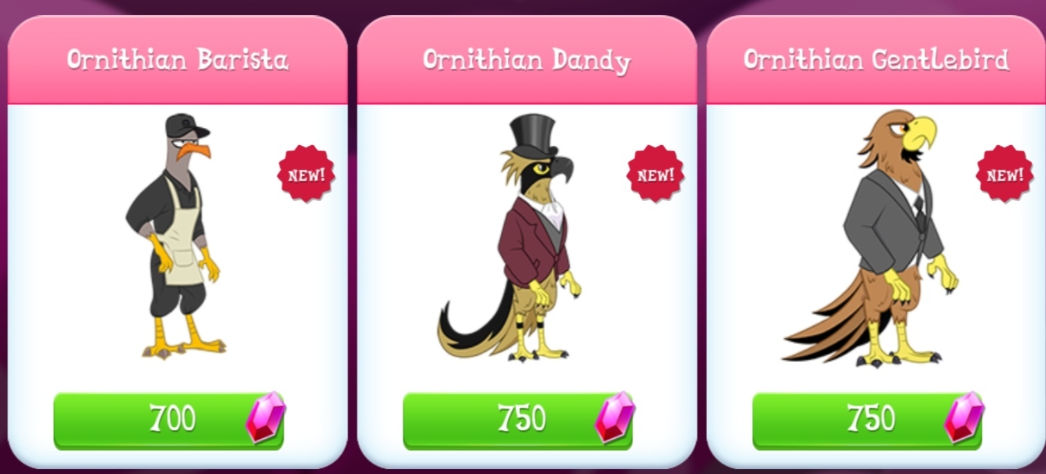 #2848170 - safe, gameloft, bird, ornithian, g4, idw, season 10, barista ...