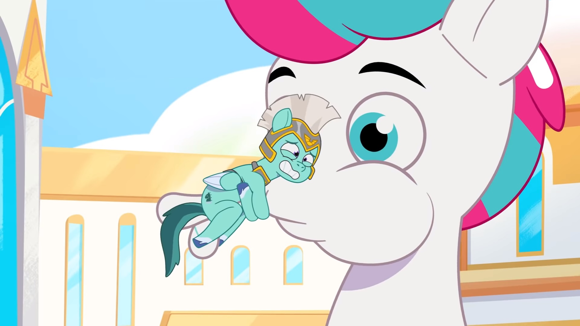 #2849094 - safe, screencap, thunder flap, zipp storm, pegasus, pony, g5 ...