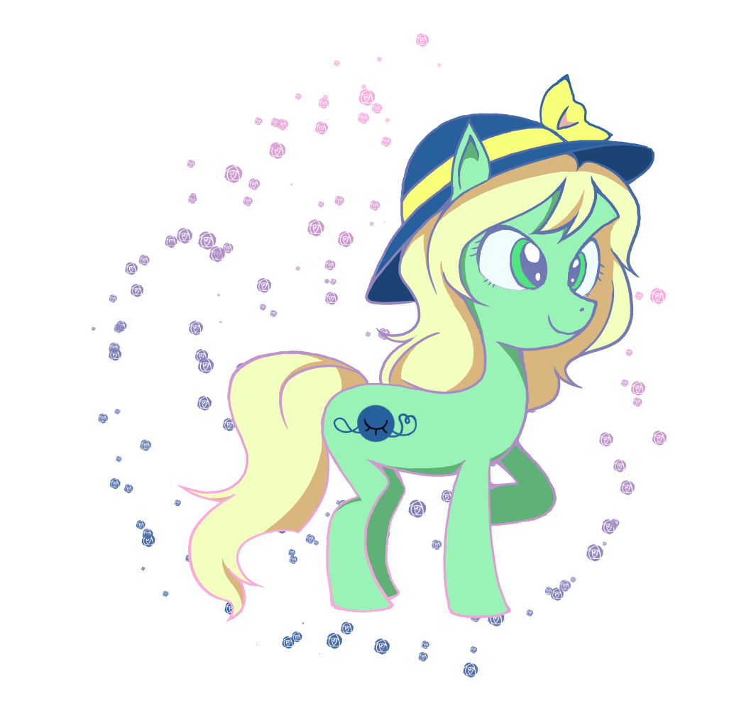 #2851417 - safe, artist:れいとんぼ, earth pony, pony, abstract background ...