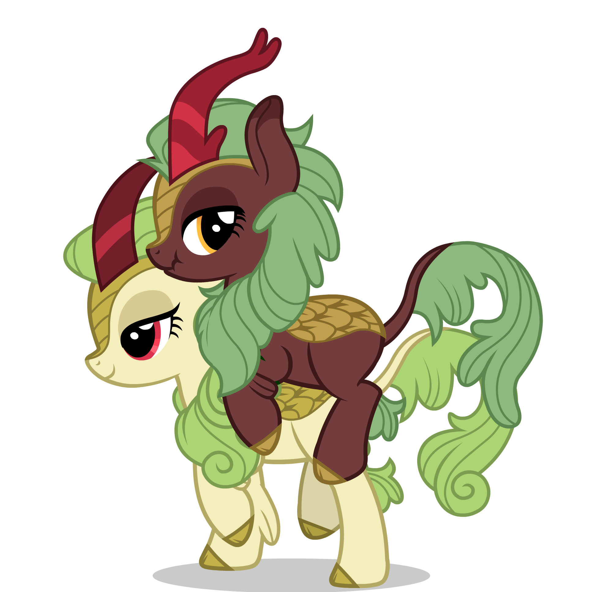 #2854698 - safe, cinder glow, spring glow, summer flare, kirin, pony ...