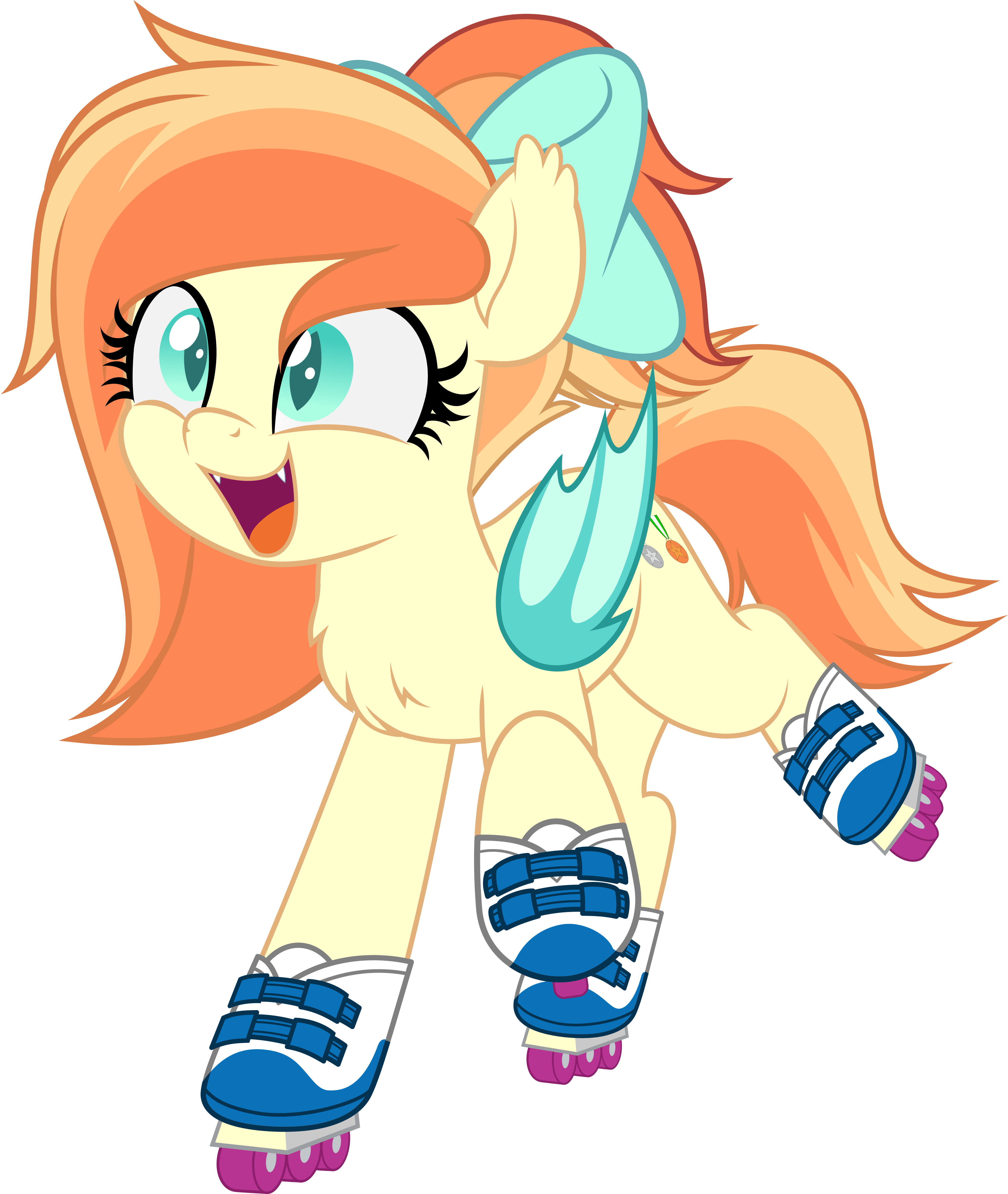 #2855322 - safe, artist:jhayarr23, oc, oc only, oc:sunshine drift, bat pony, pony, bat pony oc ...