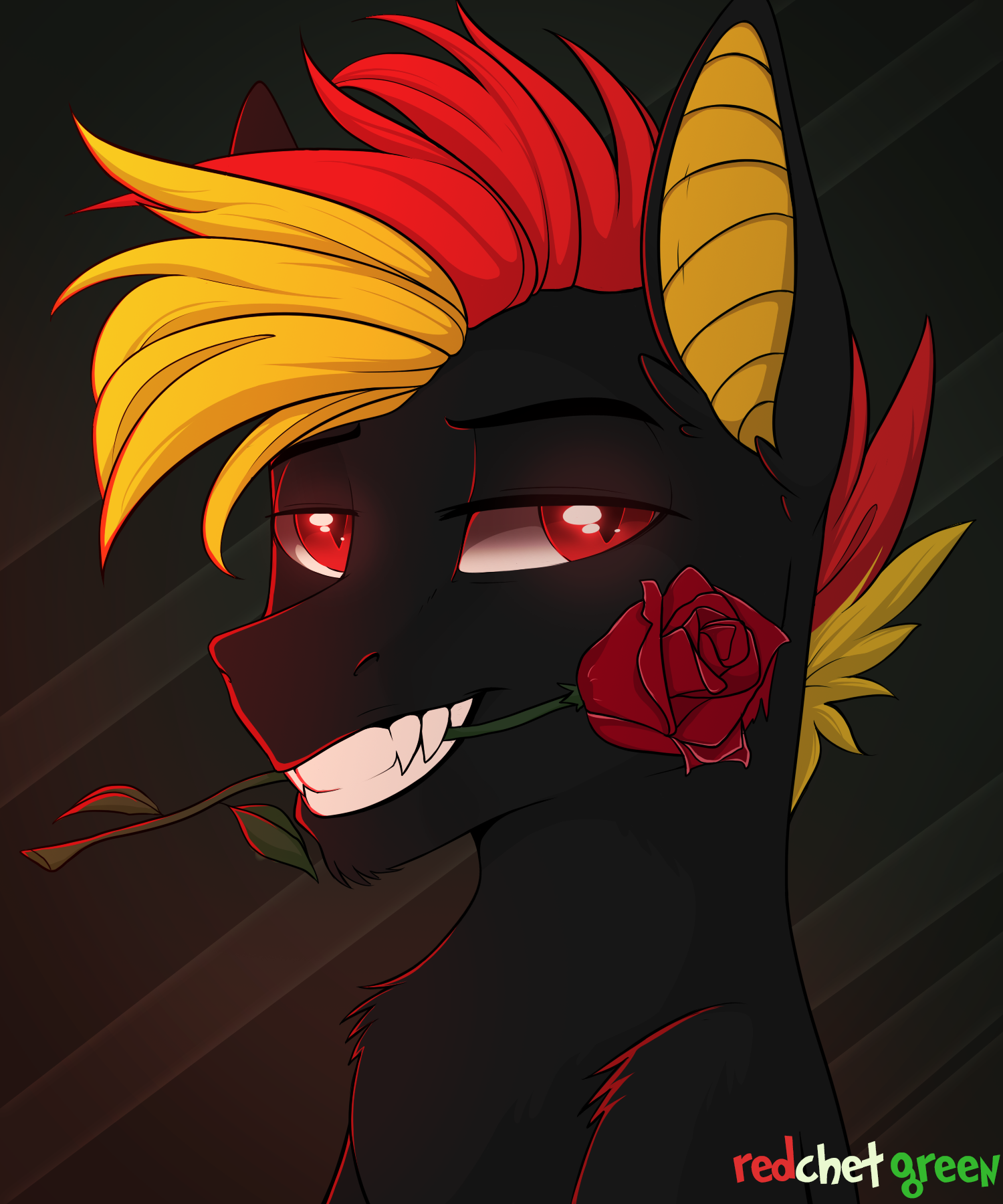 #2840844 - safe, artist:redchetgreen, oc, pony, solo - Derpibooru