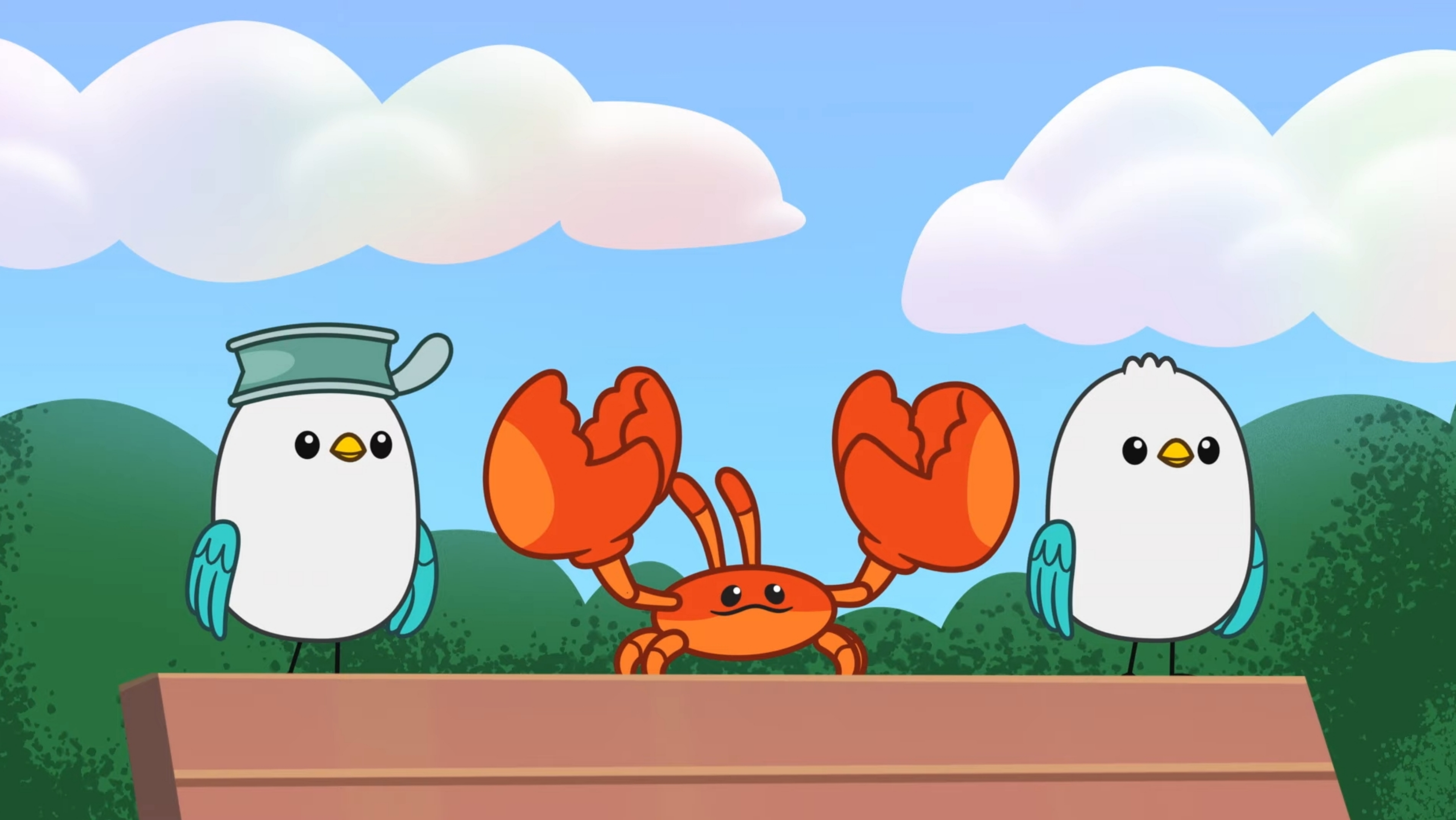 #2841399 - safe, screencap, kenneth, mcsnips-a-lot, steven, bird, crab ...