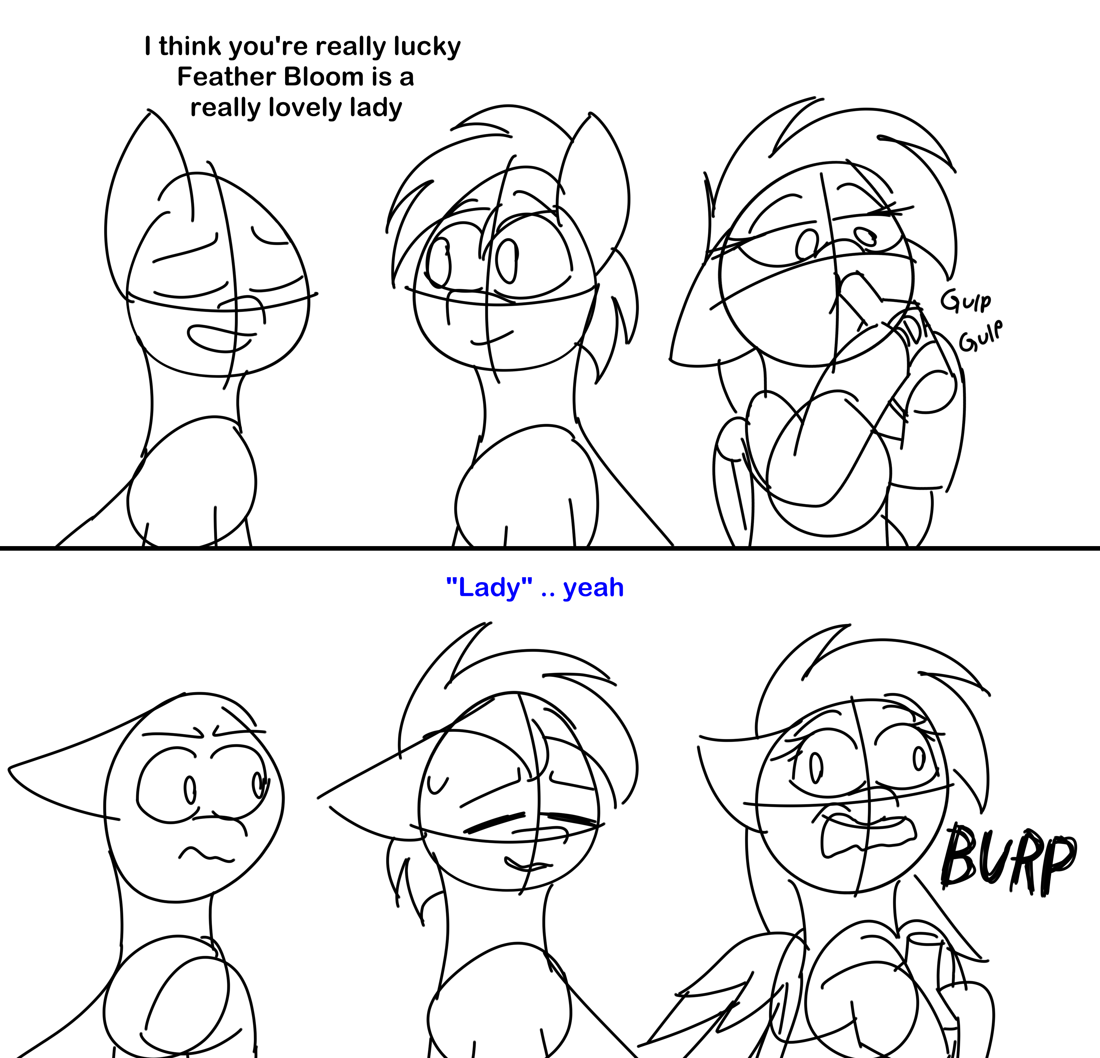 #2863354 - safe, artist:feather_bloom, oc, oc:blue_skies, oc:feather ...