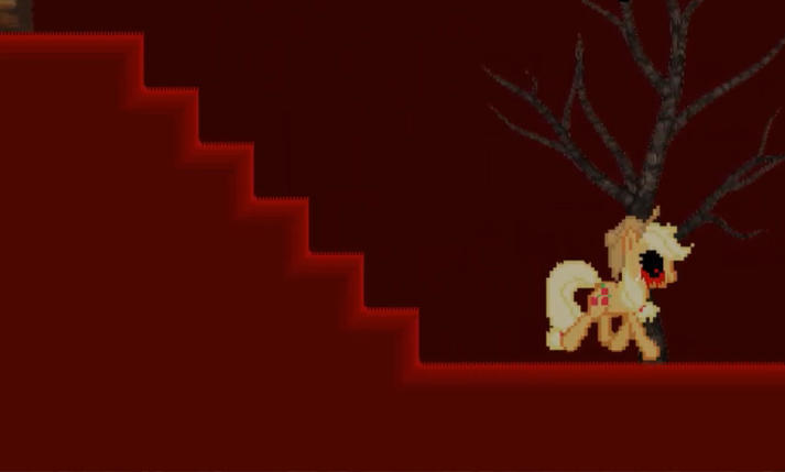 #2865907 - grimdark, artist:hedgehogself, applejack, earth pony, pony ...