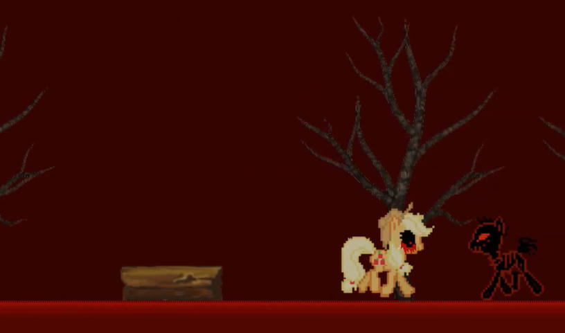 #2865909 - grimdark, artist:hedgehogself, applejack, earth pony, pony ...