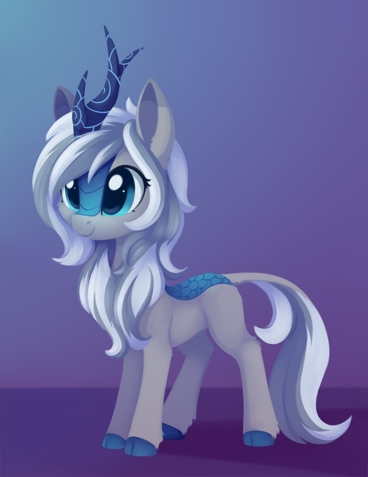 #2867760 - safe, artist:dusthiel, oc, oc only, oc:frozen raine, kirin ...