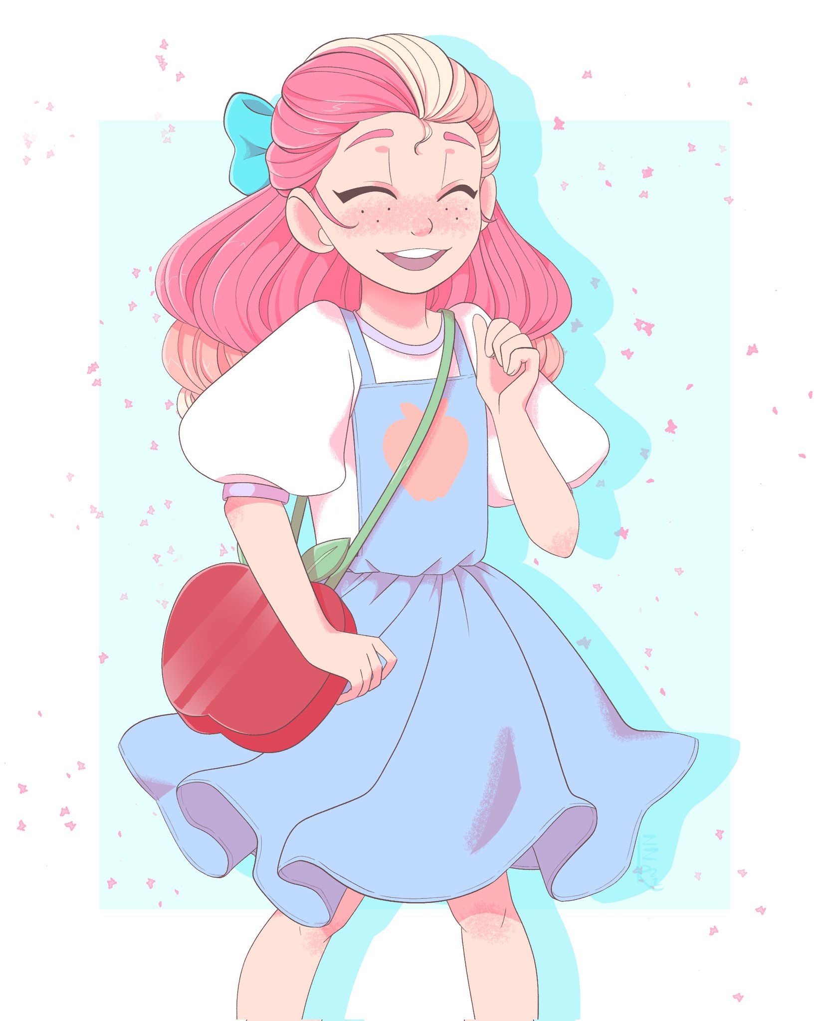 #2870928 - safe, artist:zerozeroren, oc, oc:honeycrisp blossom, human ...