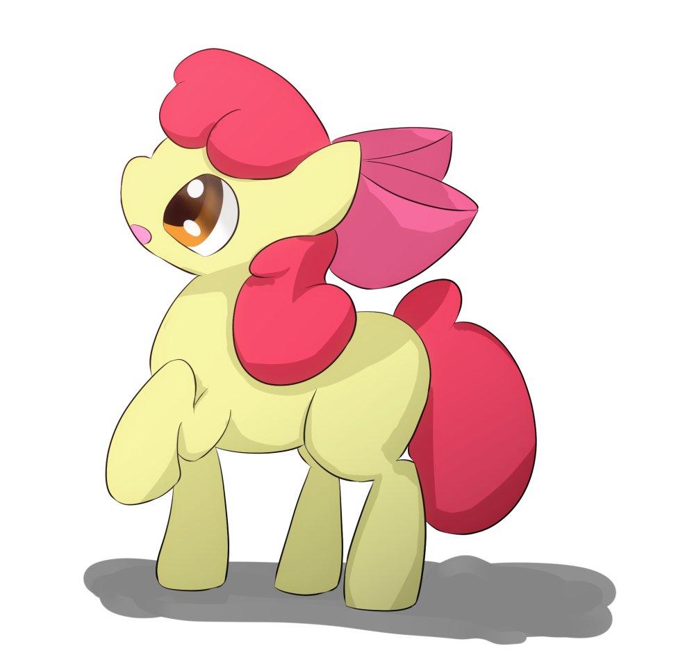 #2872115 - safe, artist:up_p_ab, apple bloom, earth pony, pony, g4 ...