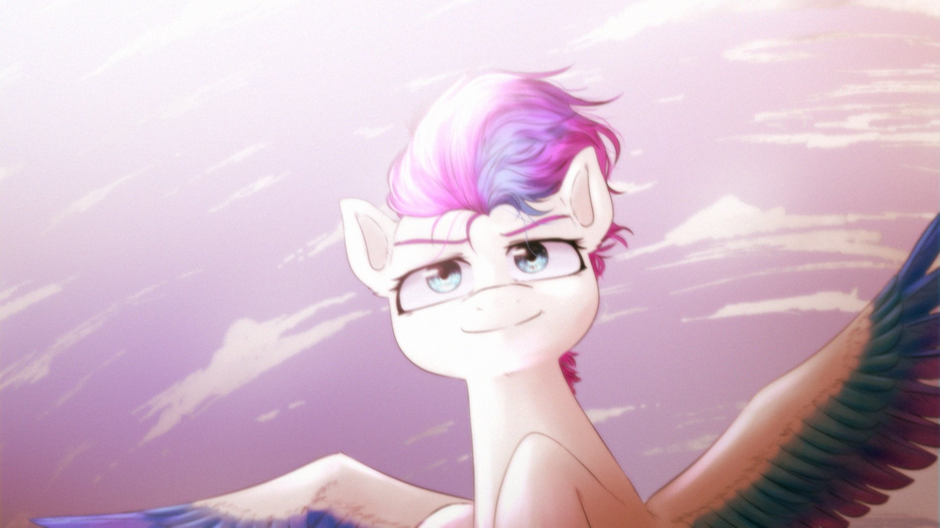 #2874518 - safe, artist:makaryo, zipp storm, pegasus, pony, g5, female ...